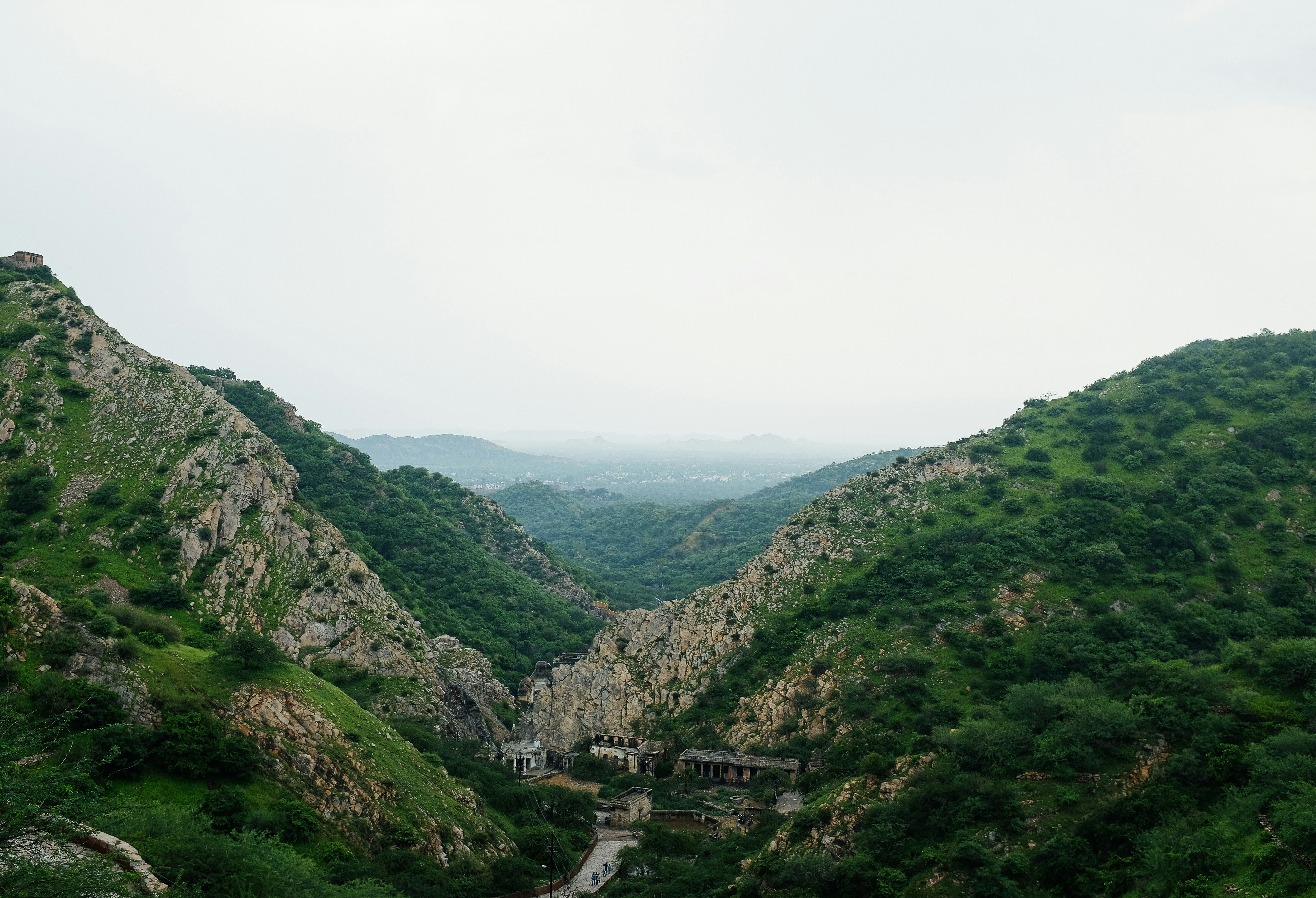 Ruin Vale: Verdant Ridges Frame a Quiet Gorge