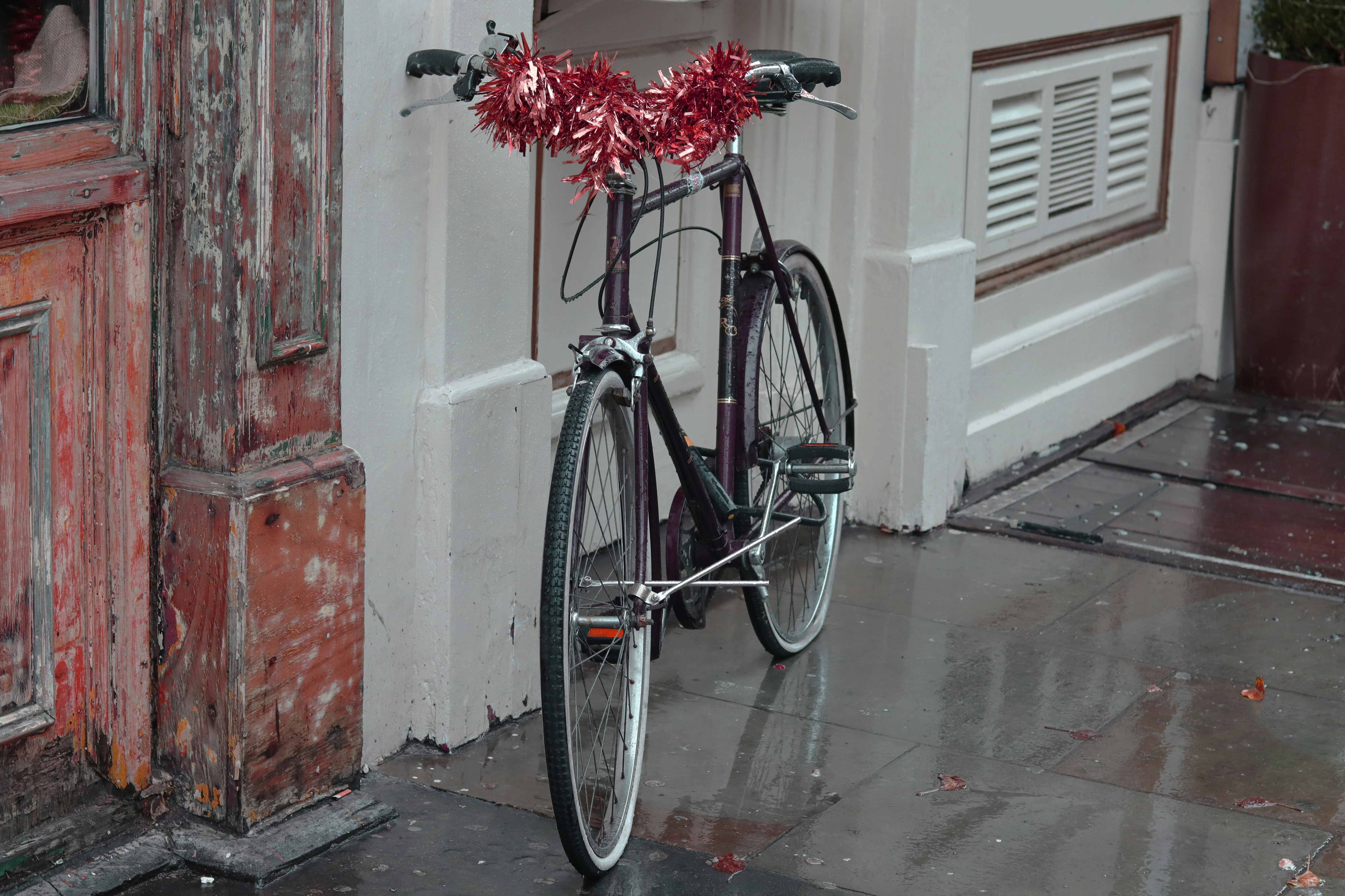 Christmas Bike Near Covent Garden