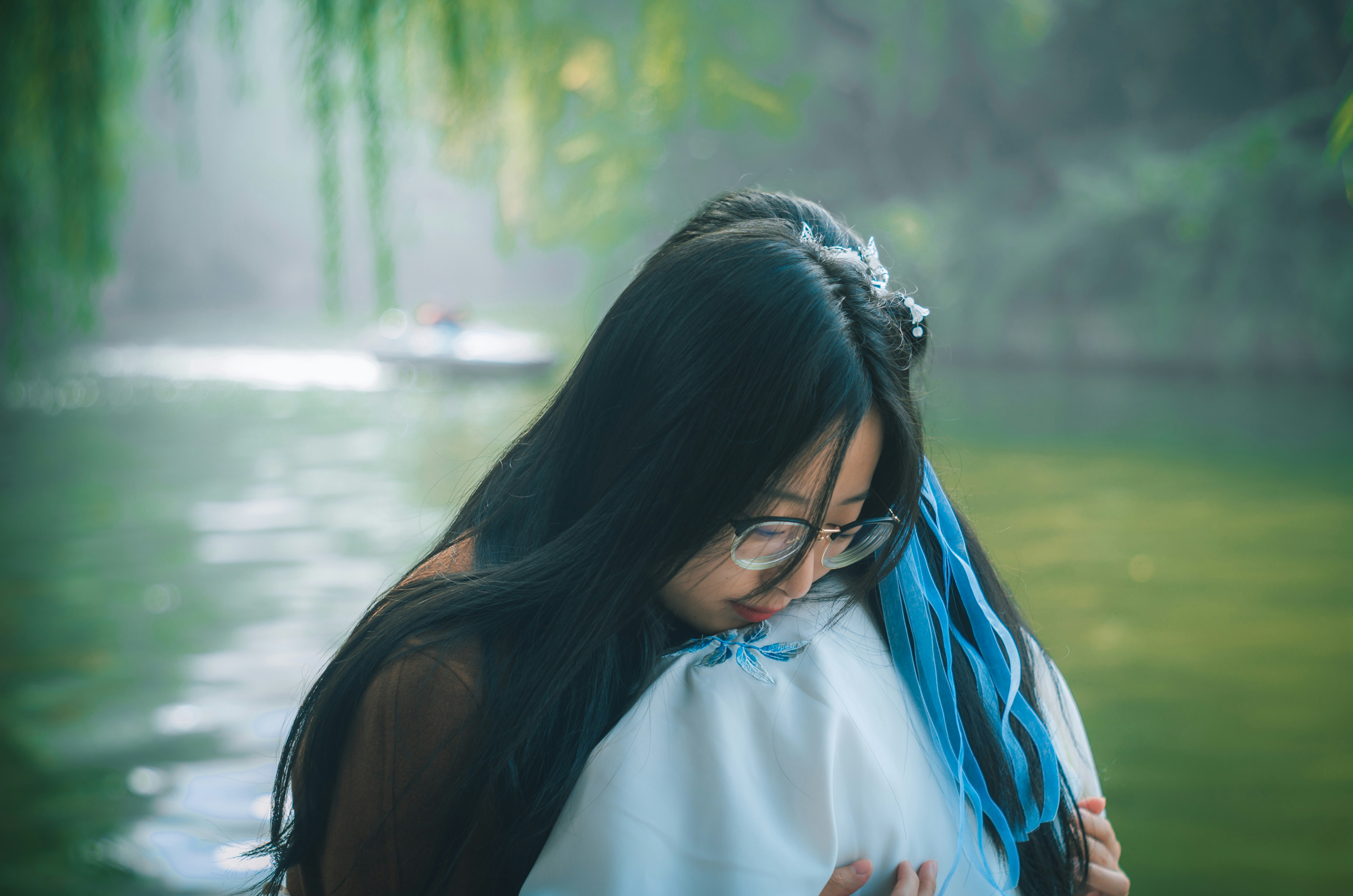 Quiet Union: A Close Embrace by the Riverside