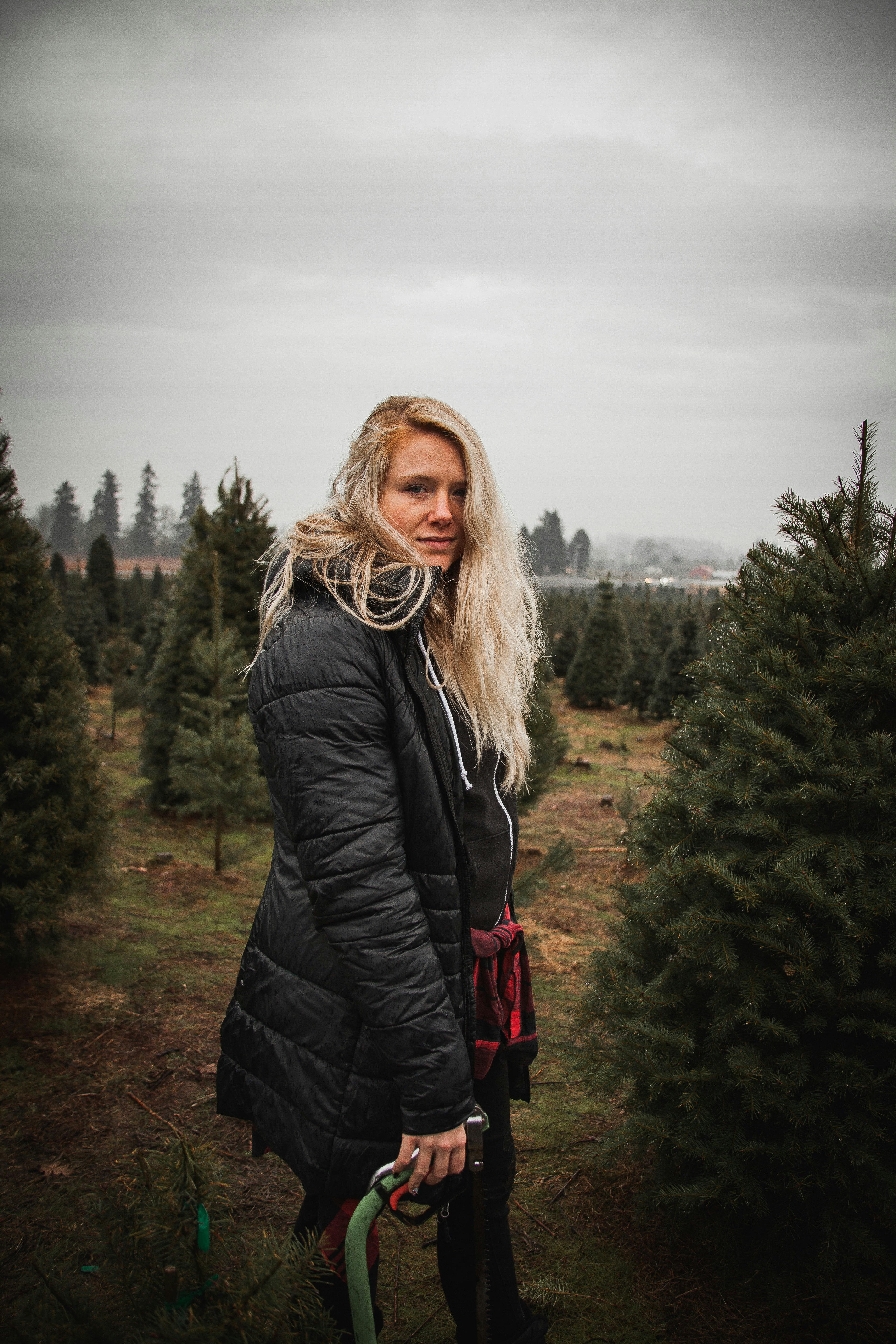 Quiet Portrait Among Winter Pines