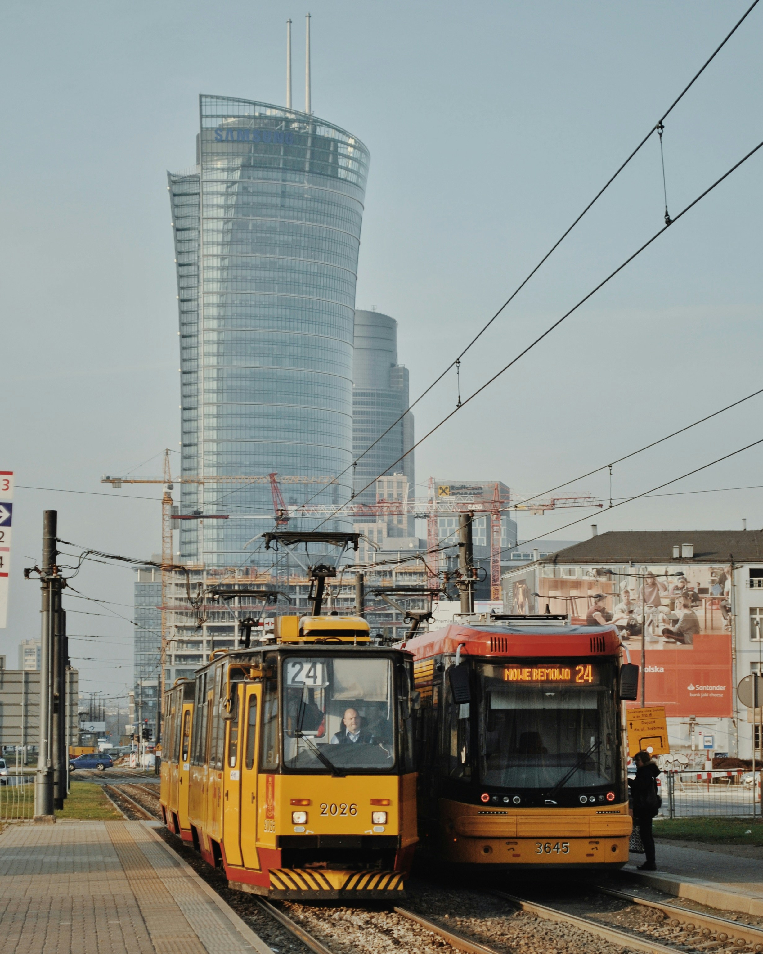 Cable trains traveling at daytime photo – Free Warsaw Image on Unsplash