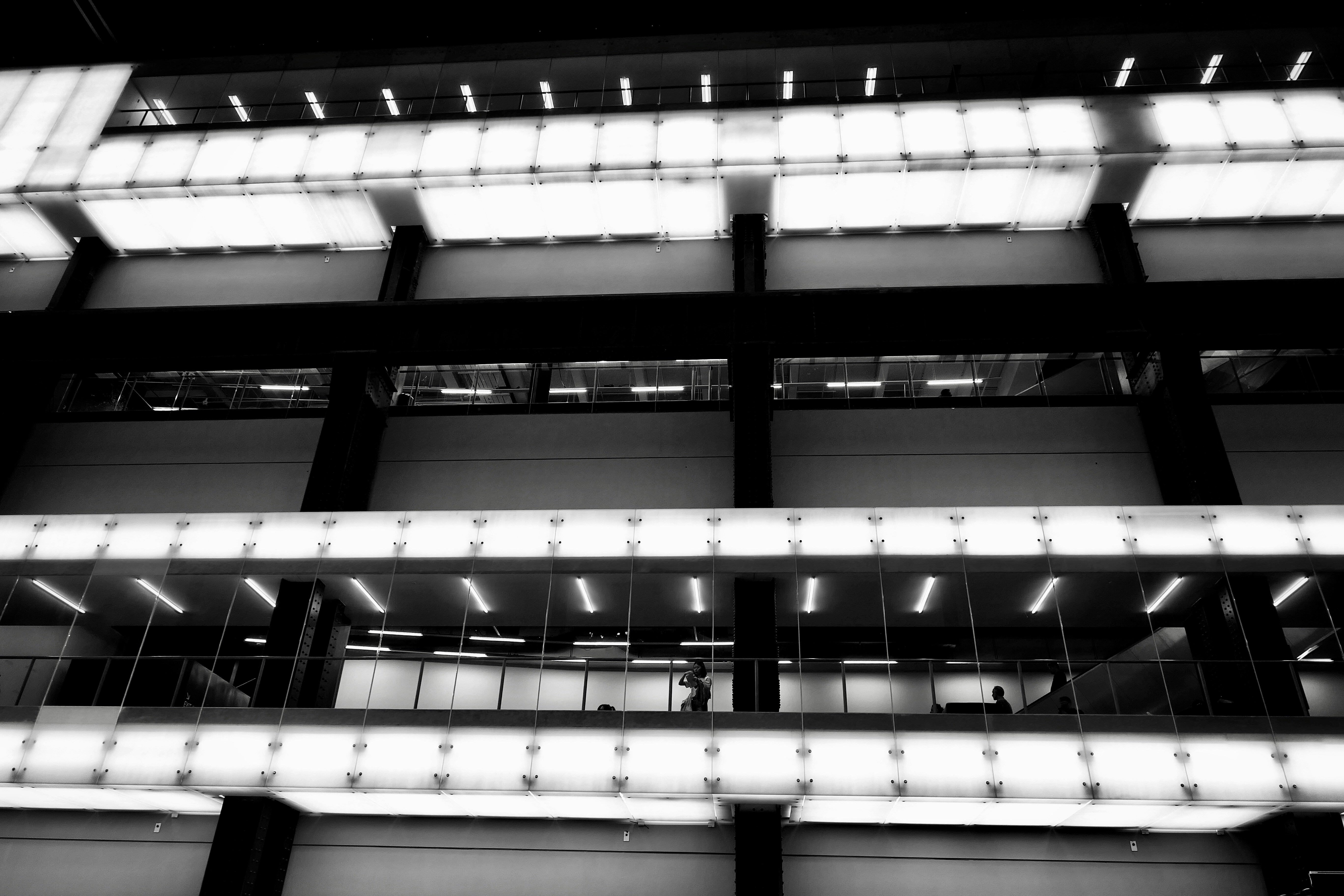 Few people inside black and white building photo – Free United kingdom ...