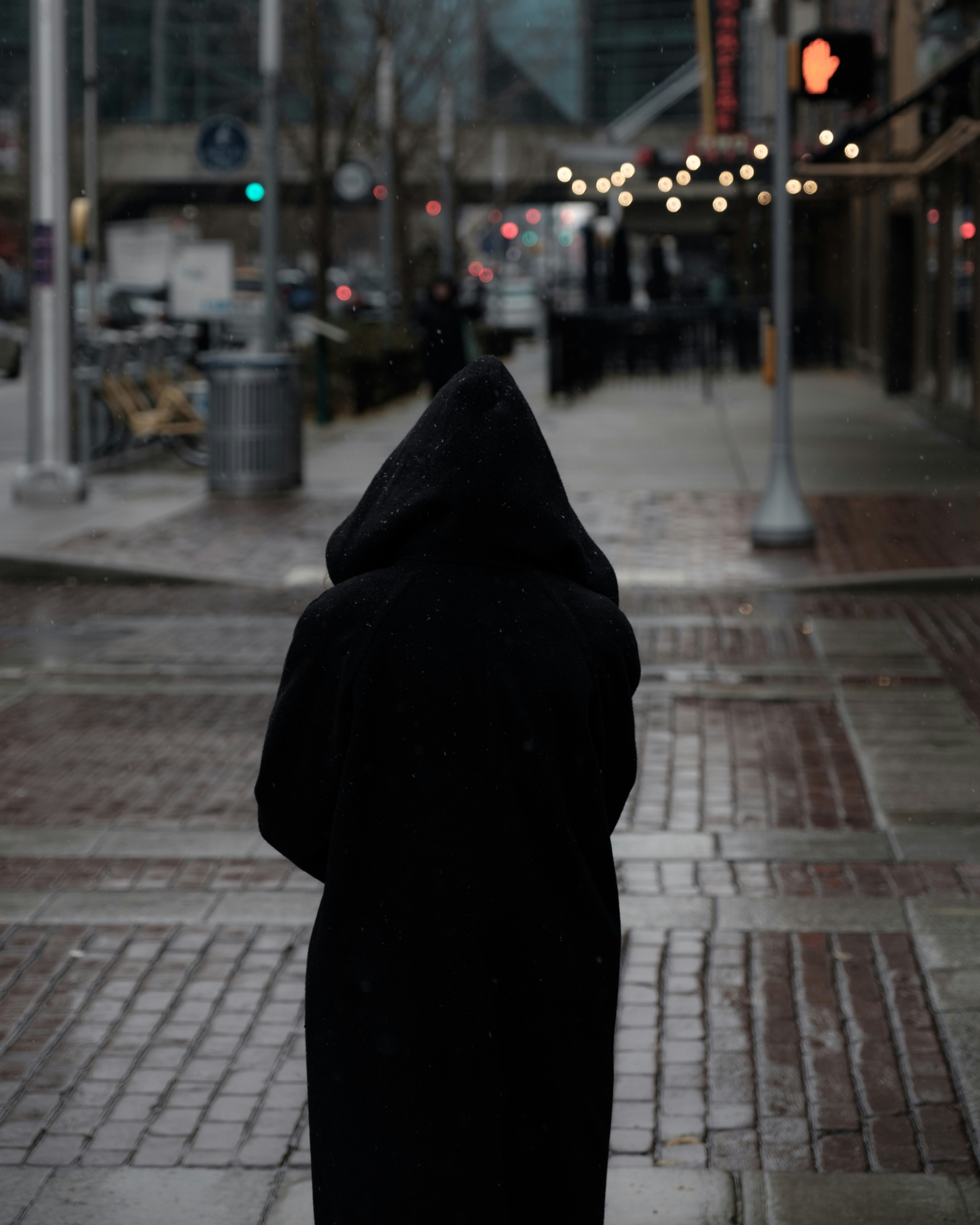 Cloaked Man Walking