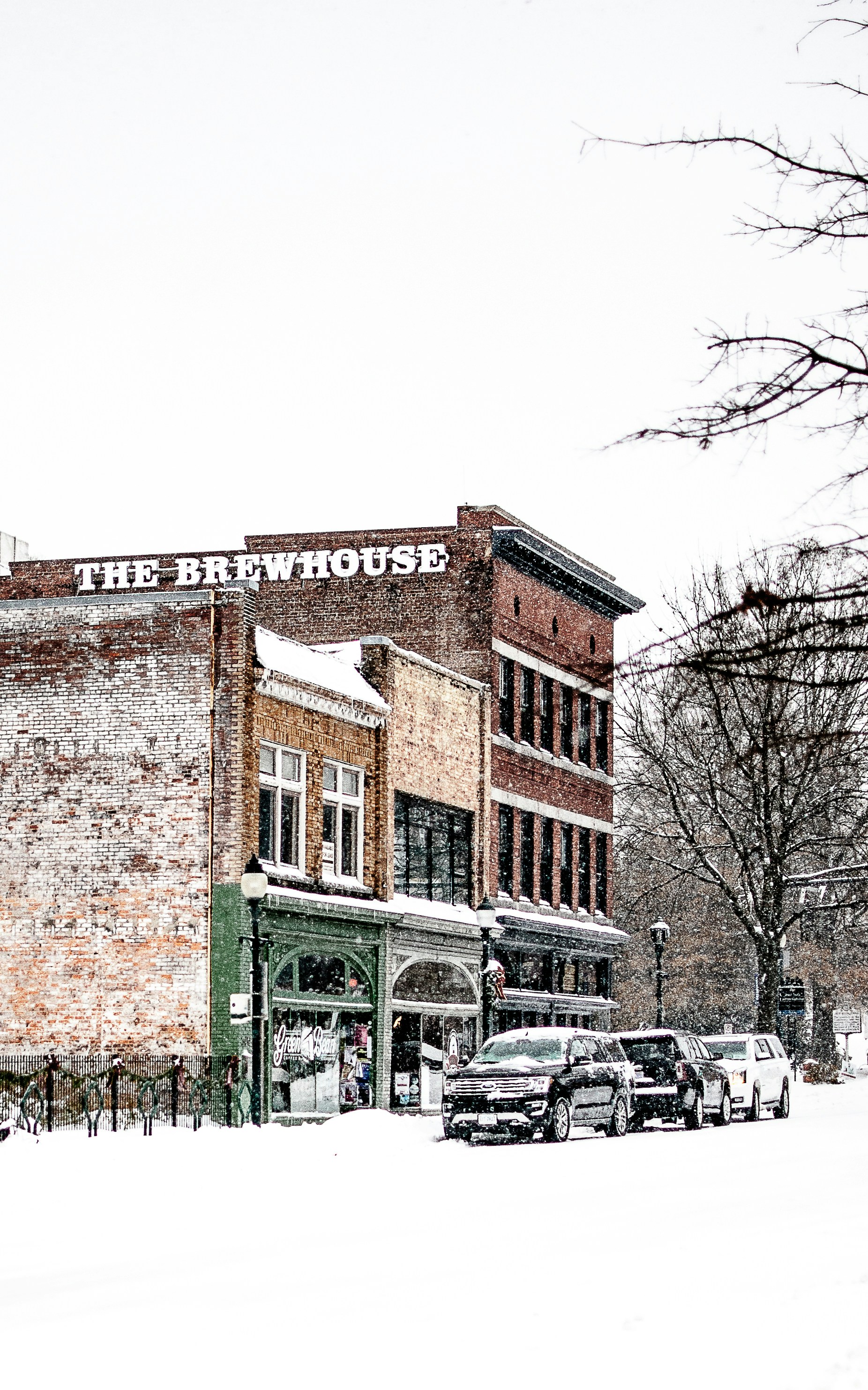 The Brewhouse in Winterlight