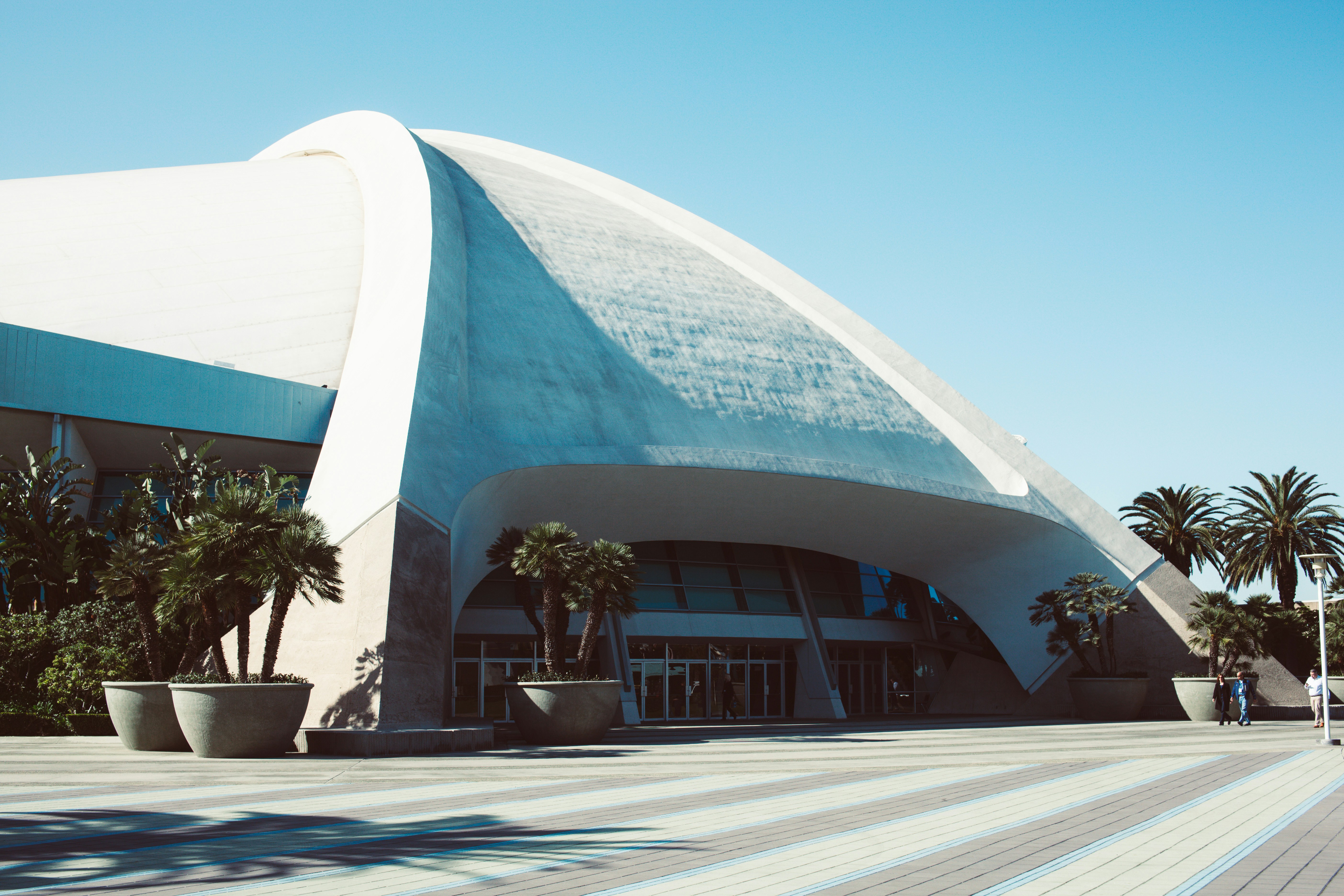 white concrete dome building