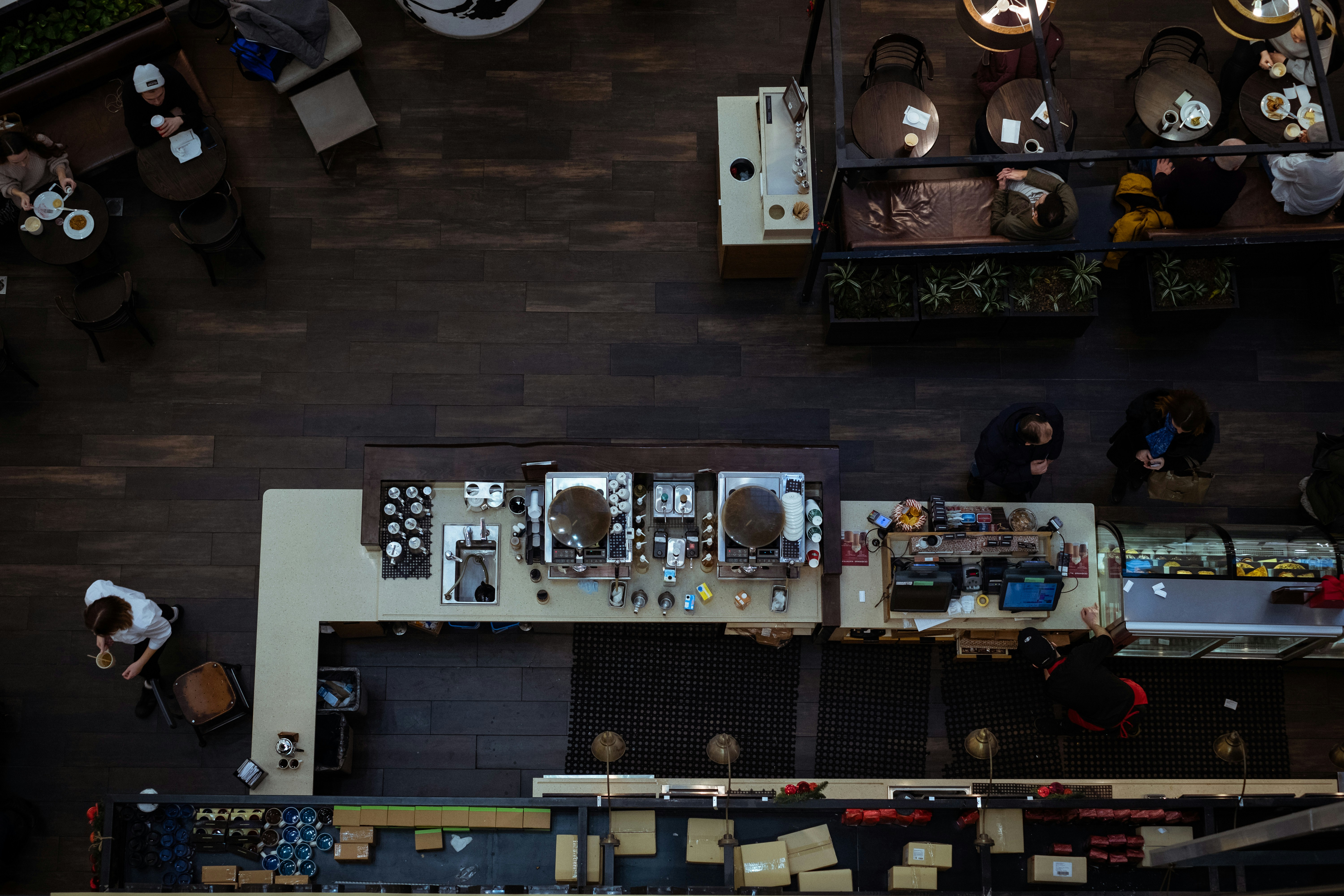 caffe | people in store