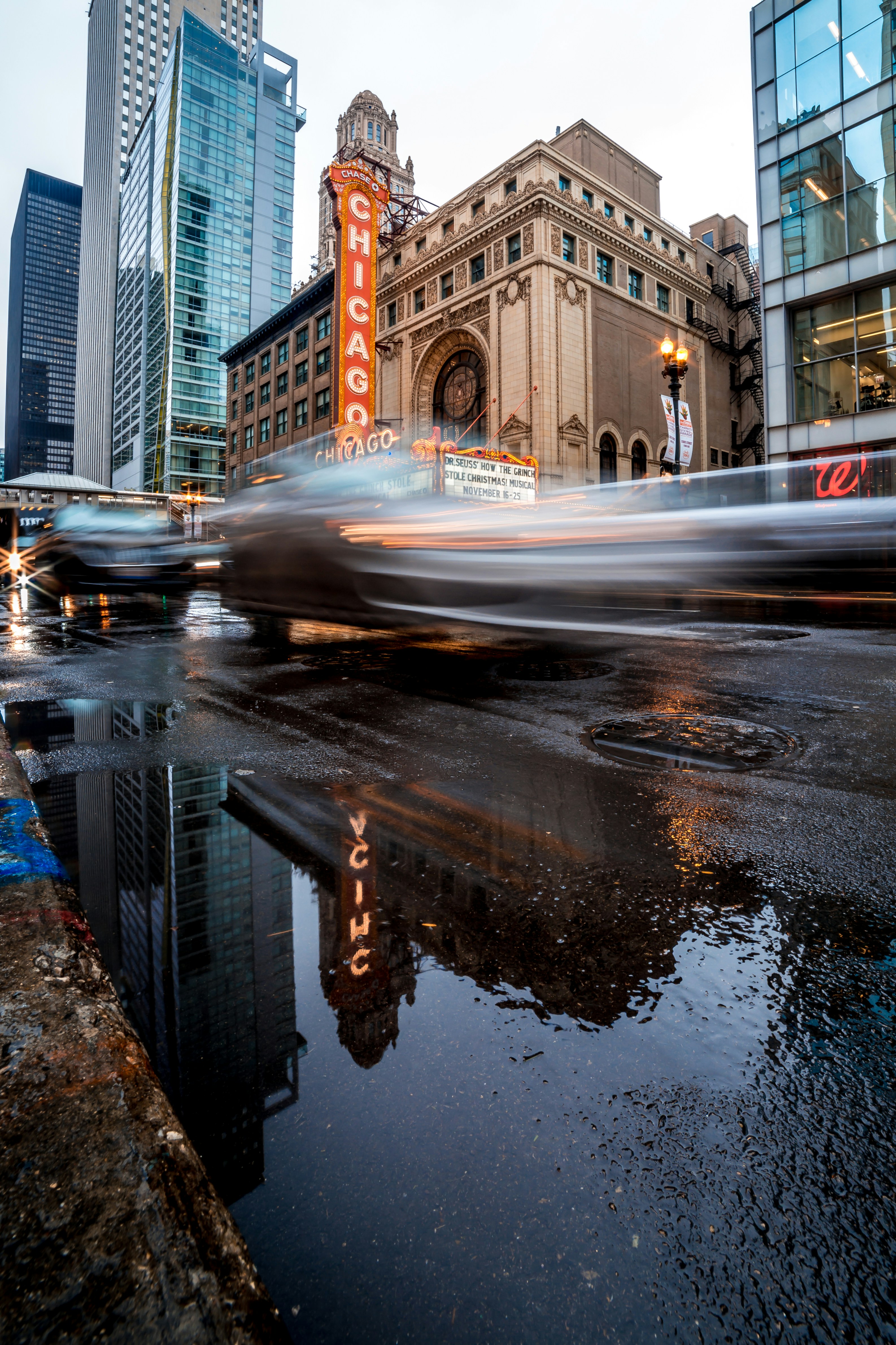 Timelapse photography of vehicles on roadway near buildings photo ...