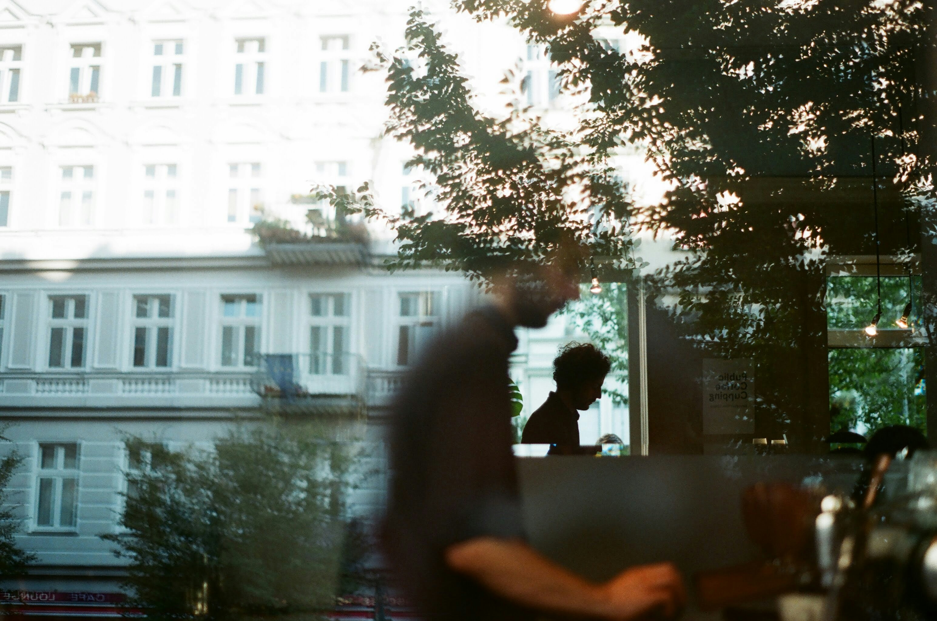 Urban Reflections: A Glimpse Through Glass