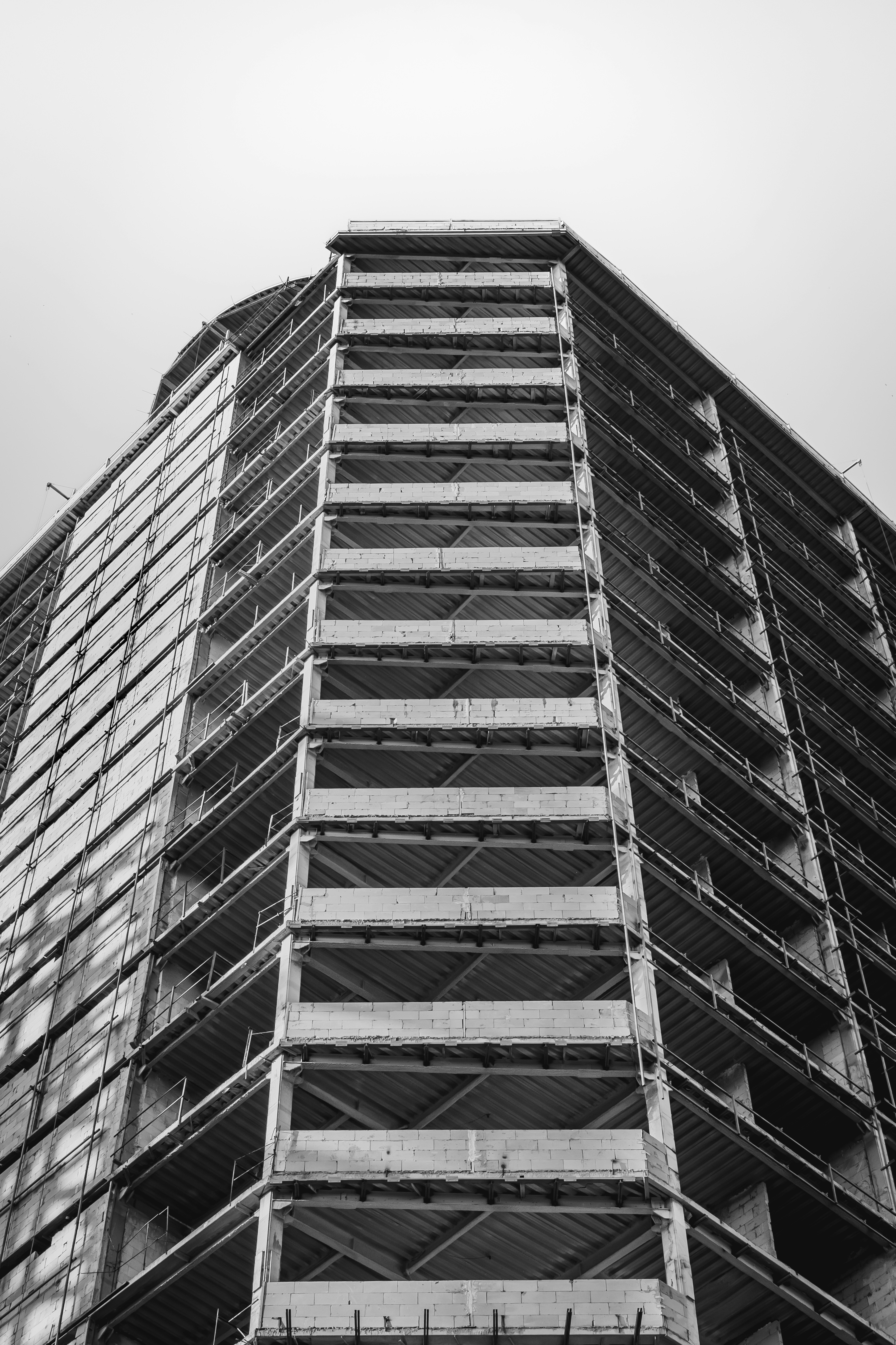 Gray concrete building grayscale photography photo – Free Ahvaz Image ...