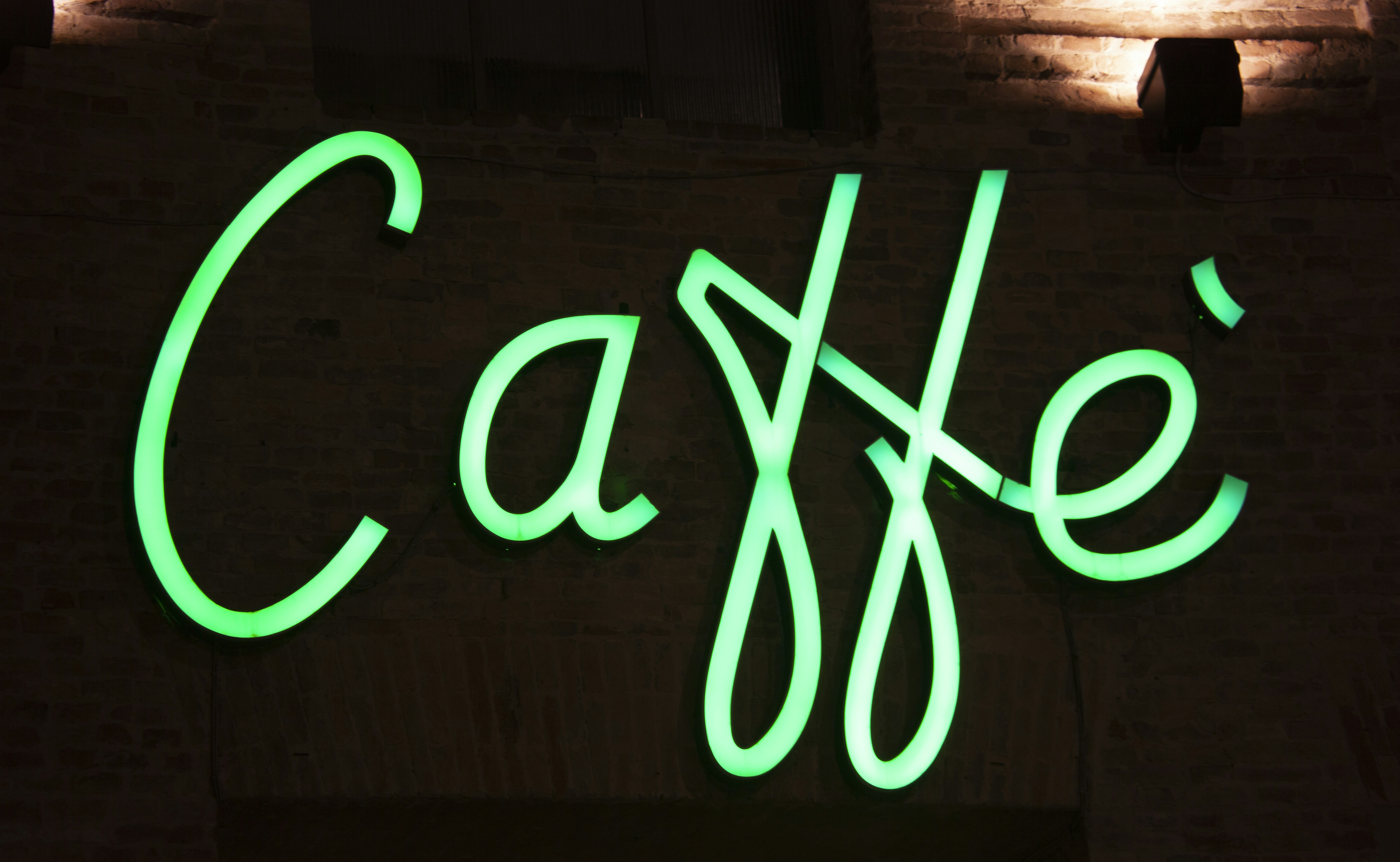 Caffe signage