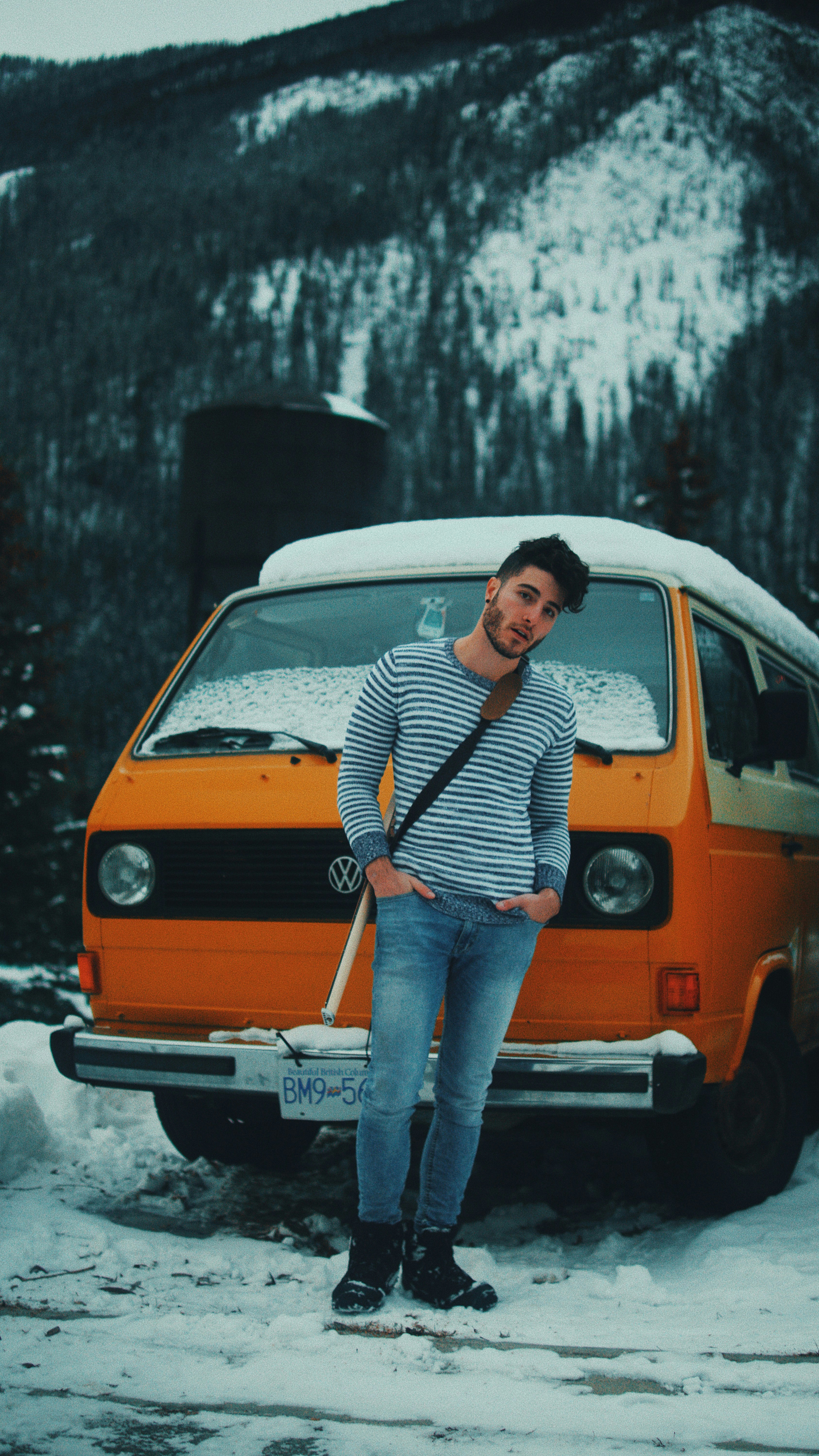 Man standing in front of Volkswagen van photo – Free Van Image on Unsplash