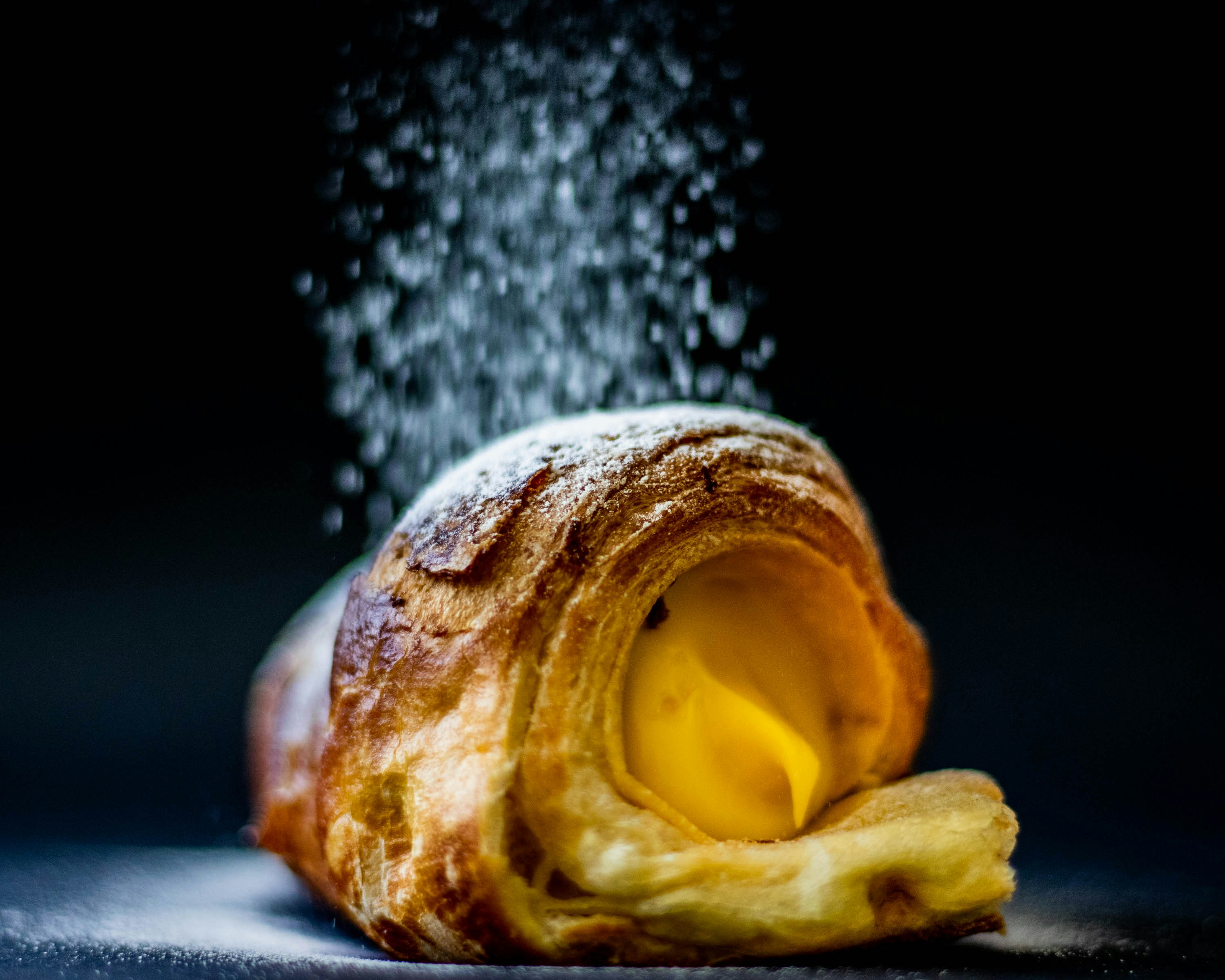 A Puff of Warmth: Pastry Luminosity with Sugar Dust