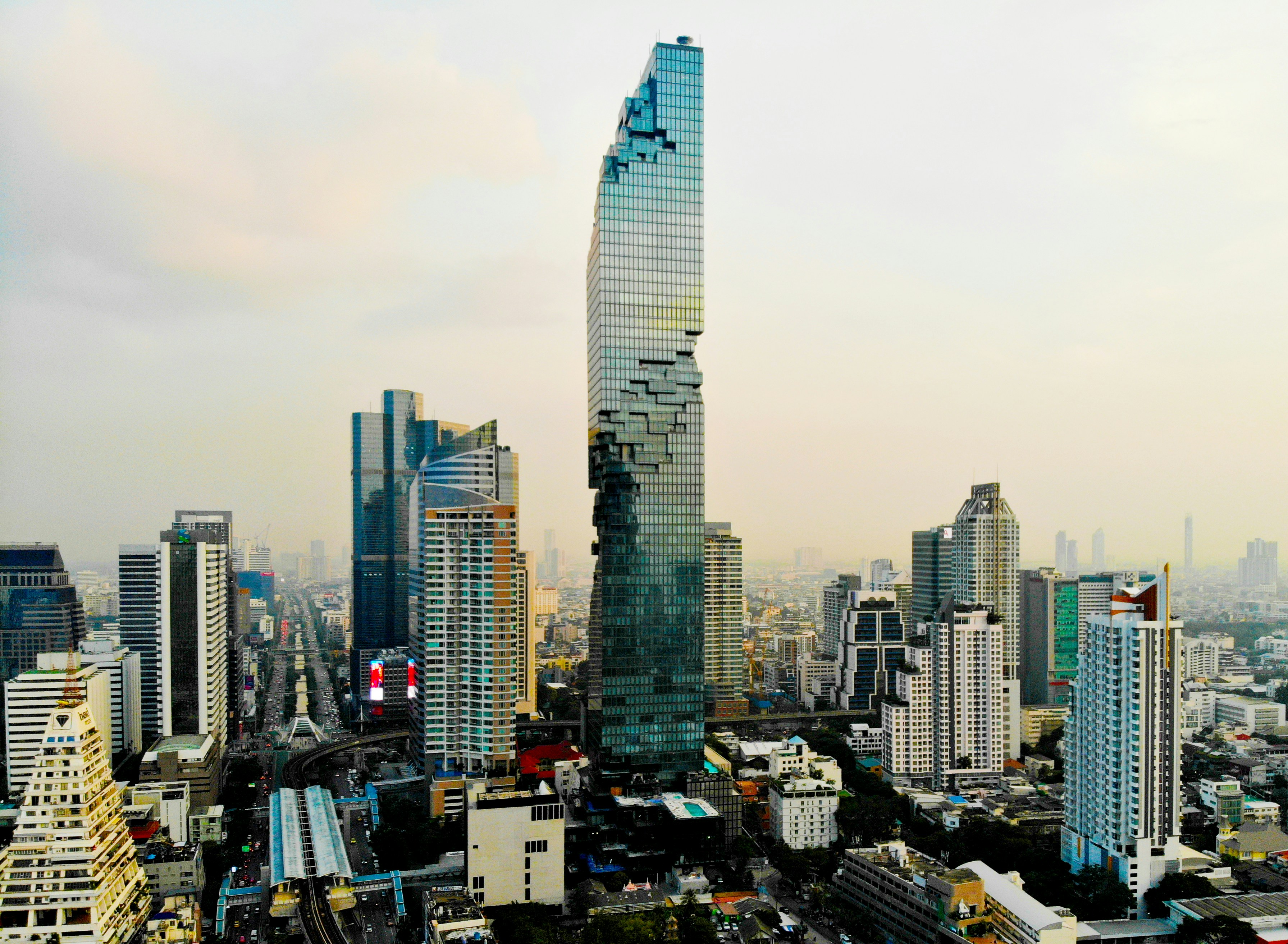 Urban Symmetry: Skyscraper's Mosaic
