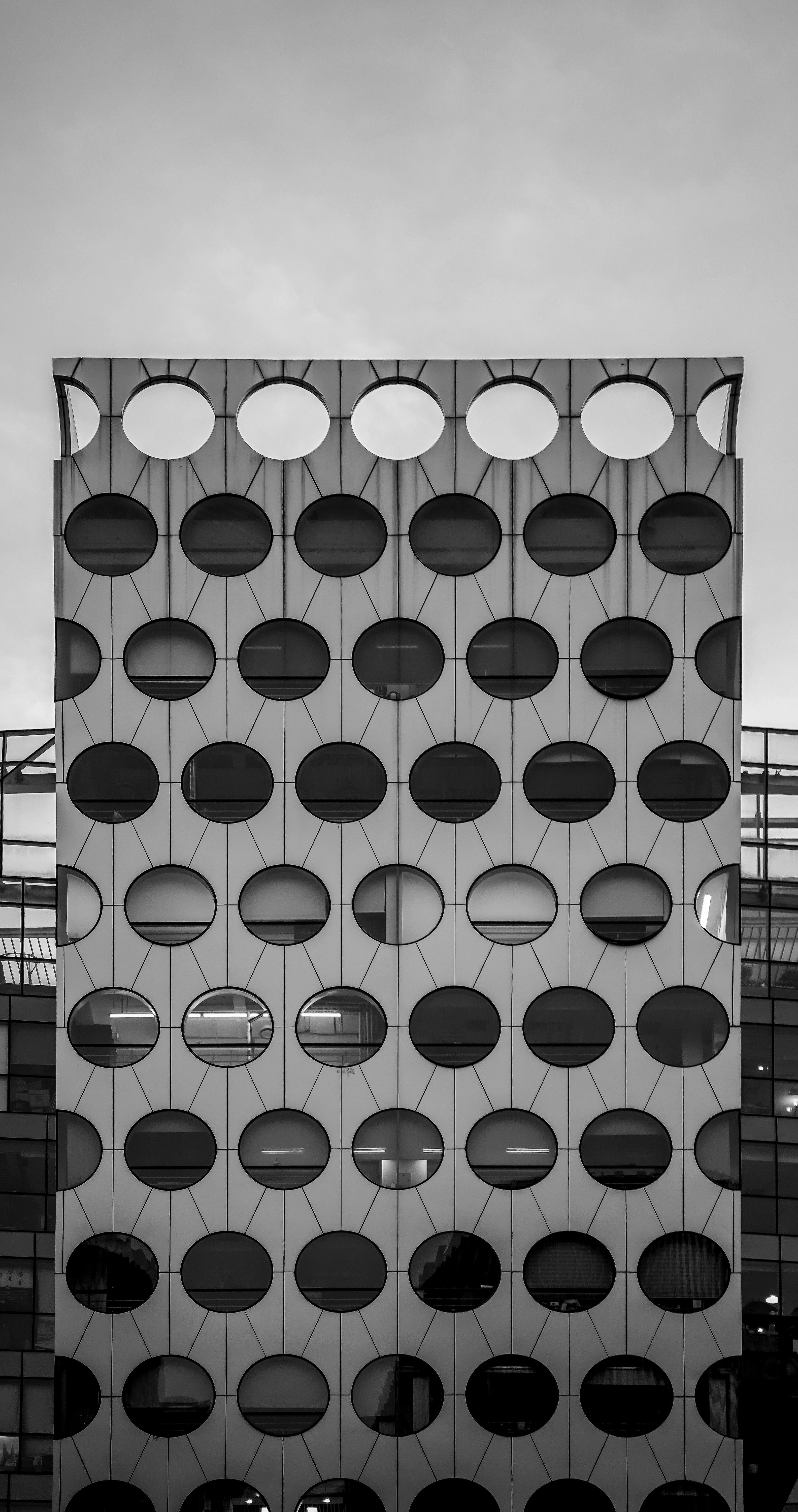 Grayscale photo of round decors photo – Free Grey Image on Unsplash