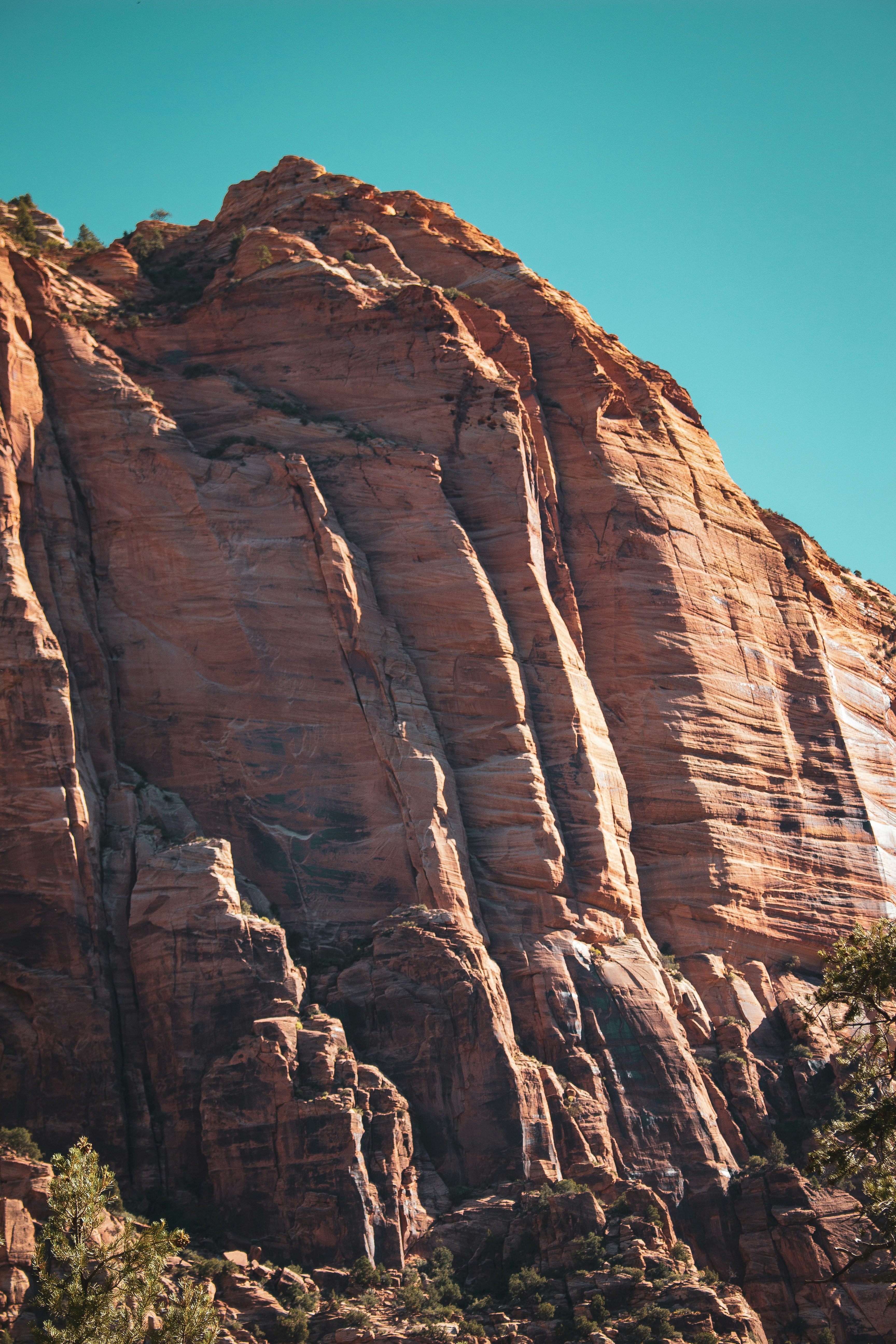 Mountain Cliff Close Up