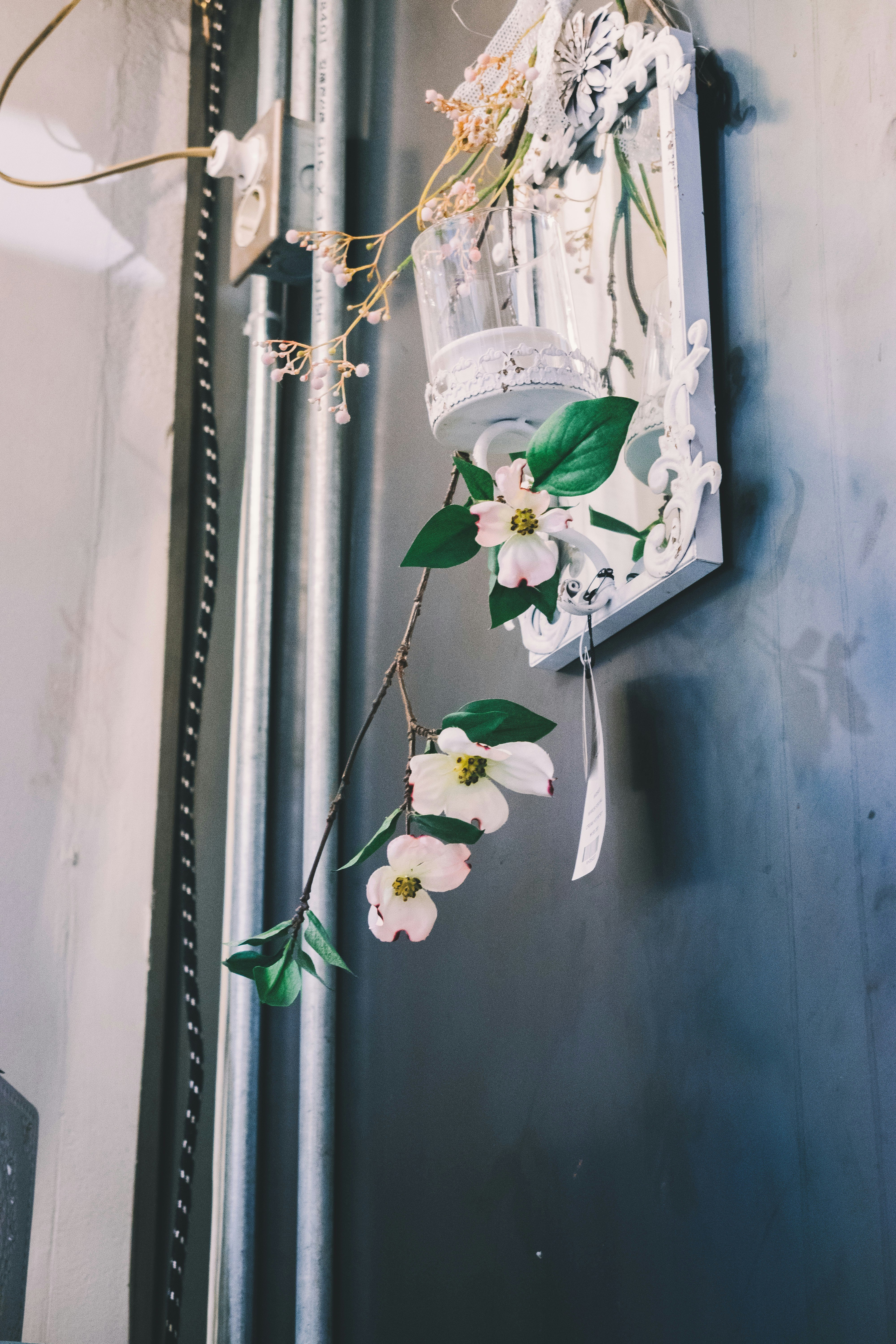 Floral Drift in Industrial Light