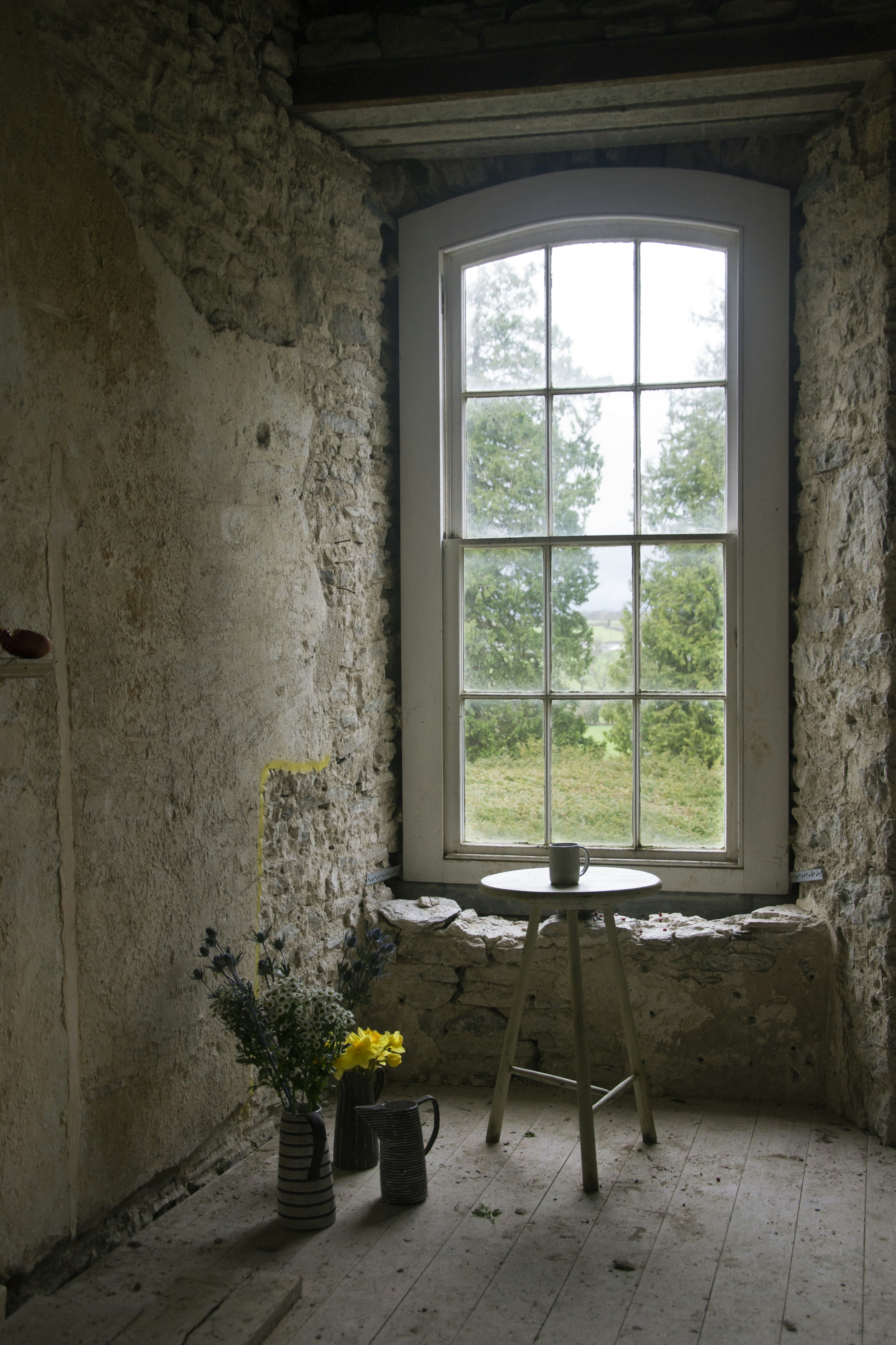 Window Light in a Weathered Studio: A Rustic Still-Life