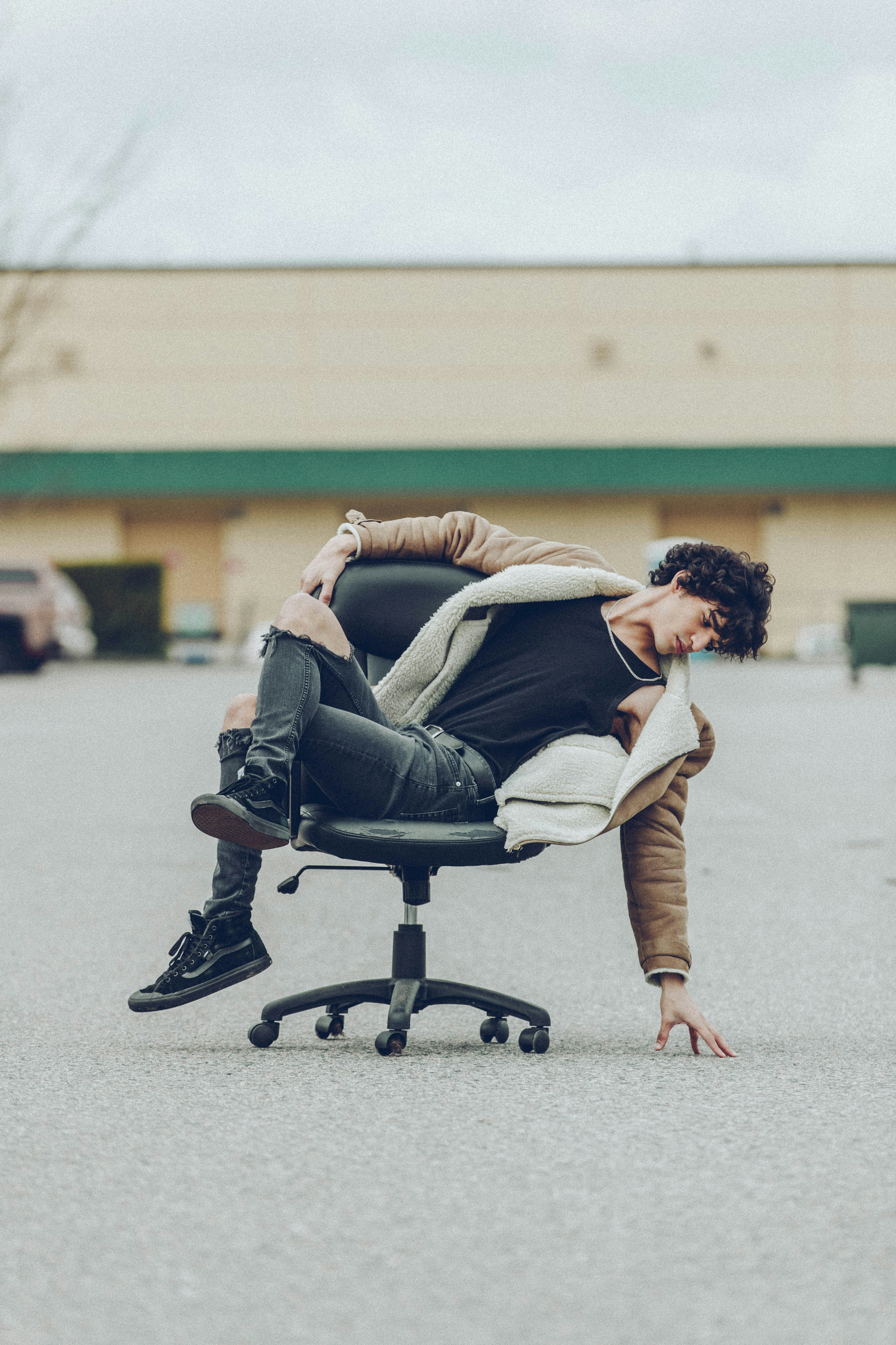 Person Rolling On The Ground