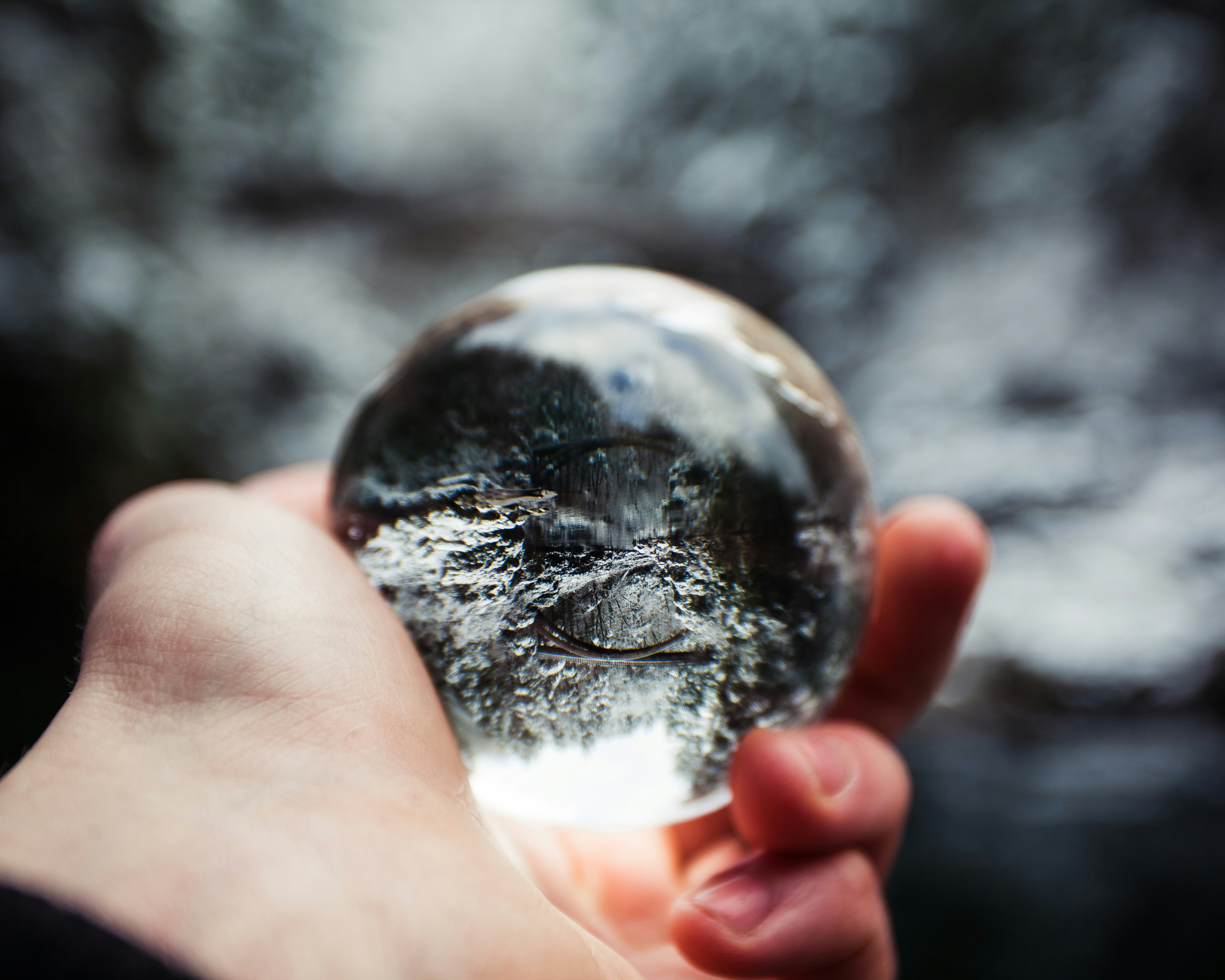 Person holding crystal ball shallow focus photography photo – Free Grey ...