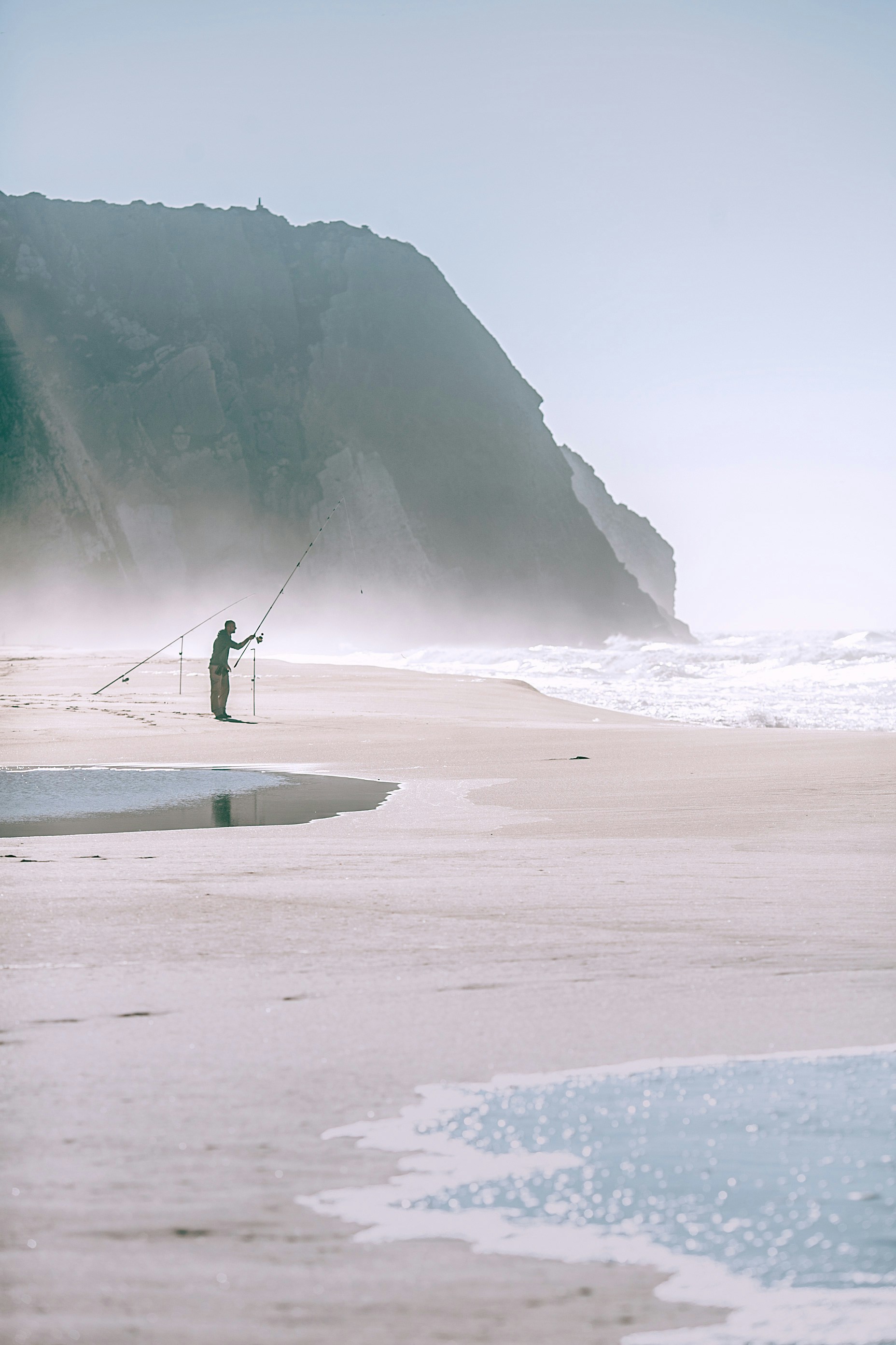 Person standing near ocean during daytime photo – Free Grey Image on ...