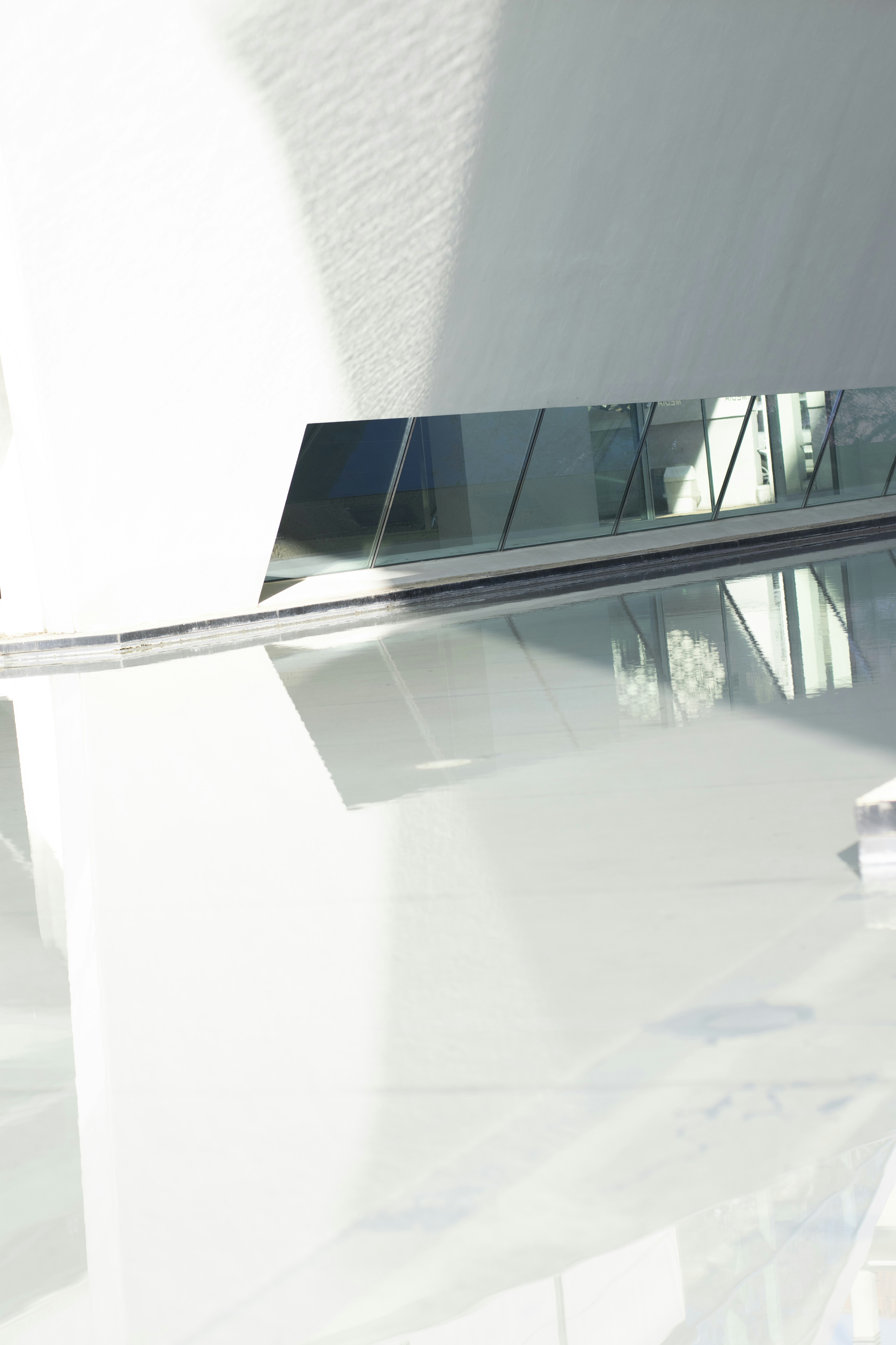 Mirrors reflected on white polished floor photo – Free Grey Image on ...