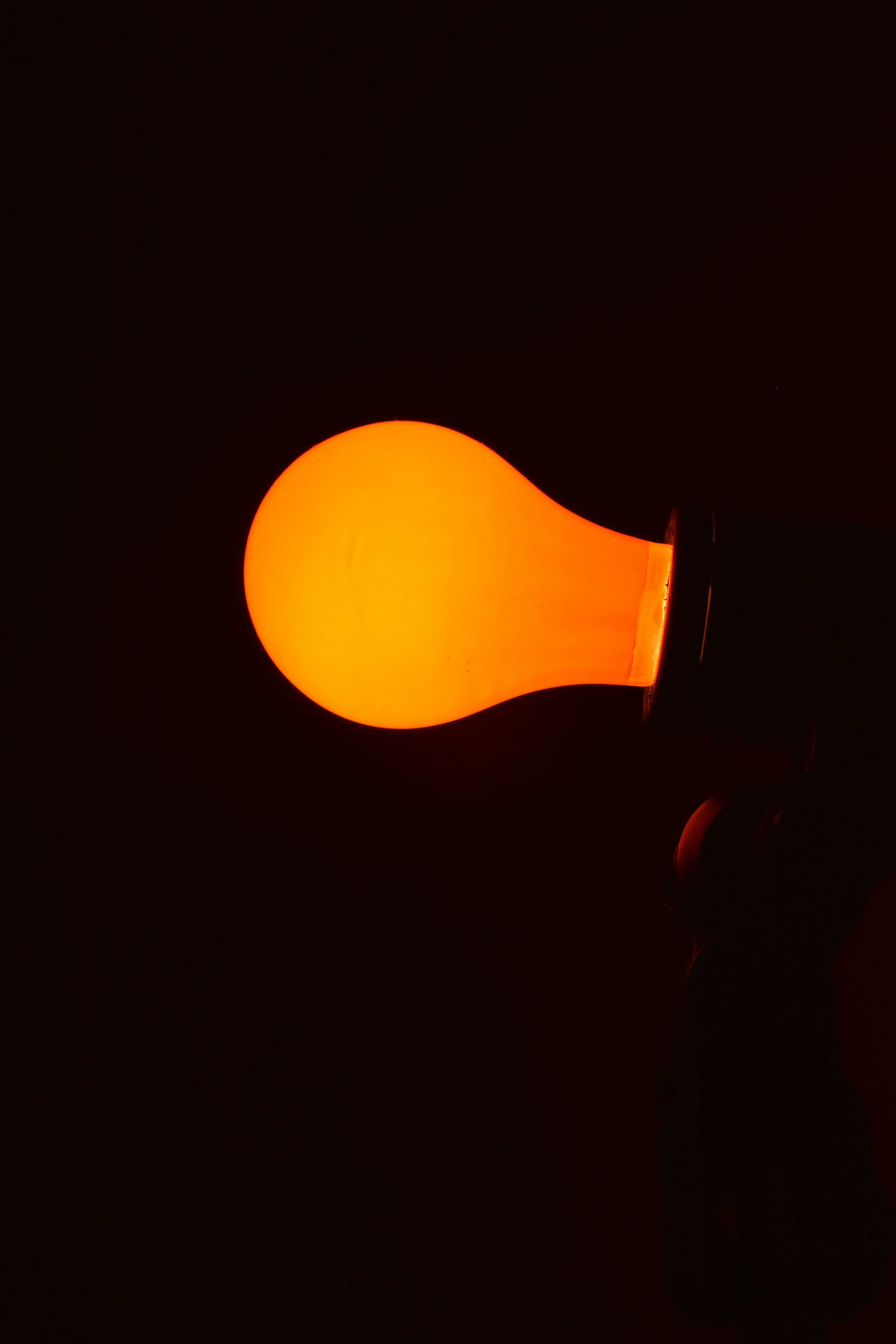 Lighted orange CFL bylb photo – Free Orange Image on Unsplash