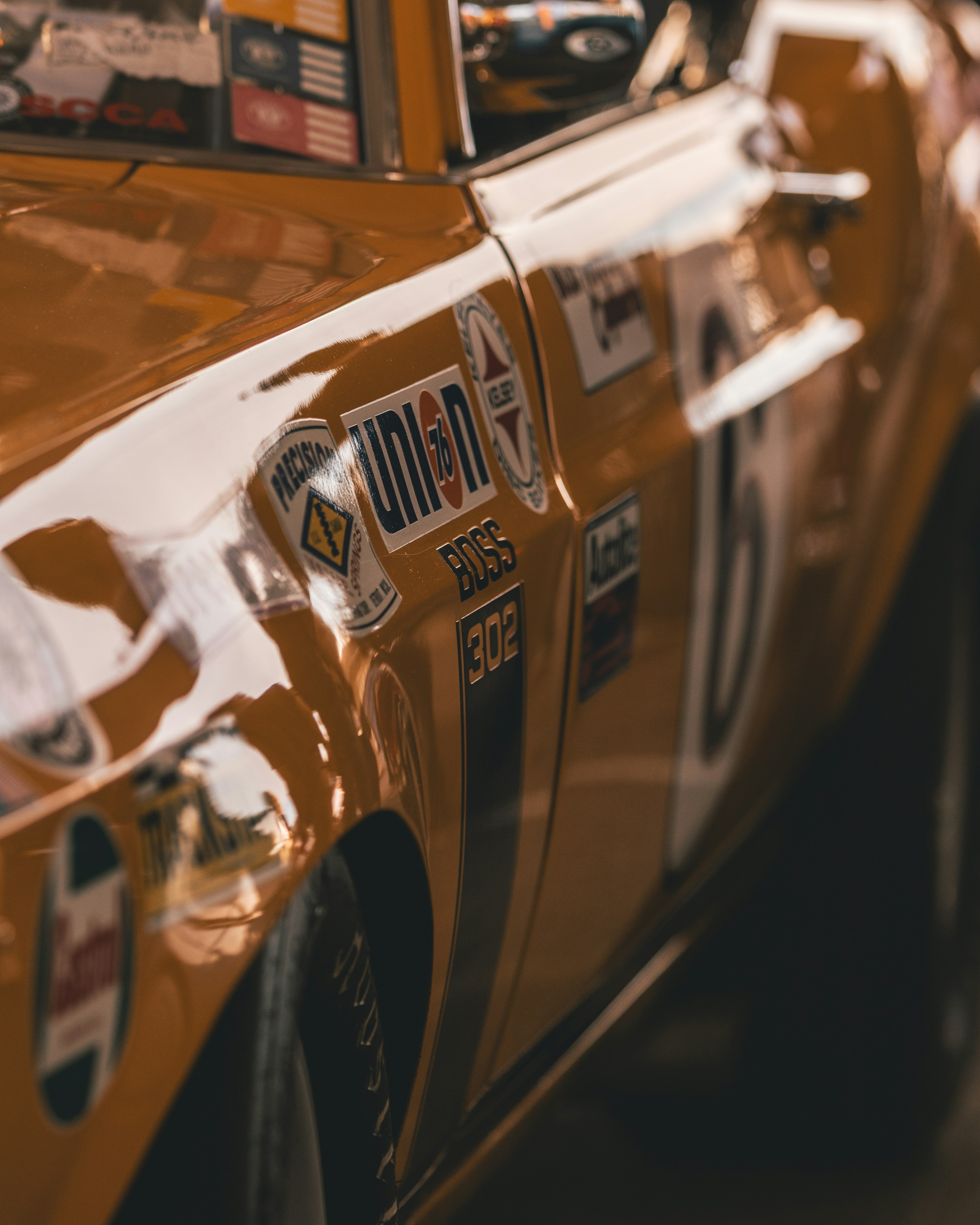 Sunlit Mustang Boss 302: decals, curves, and racing heritage