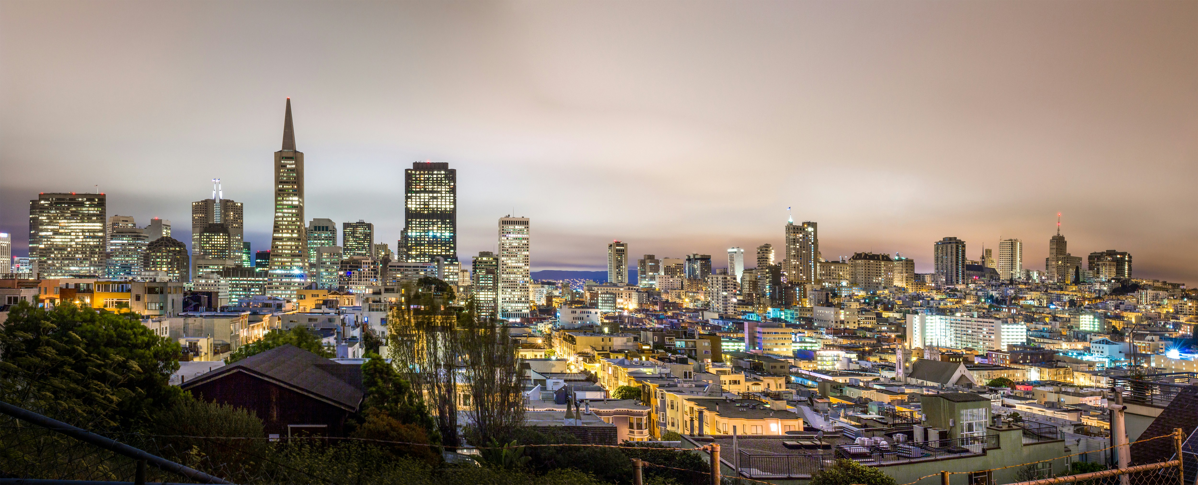 Aerial photography of lighted city at night photo – Free Grey Image on ...