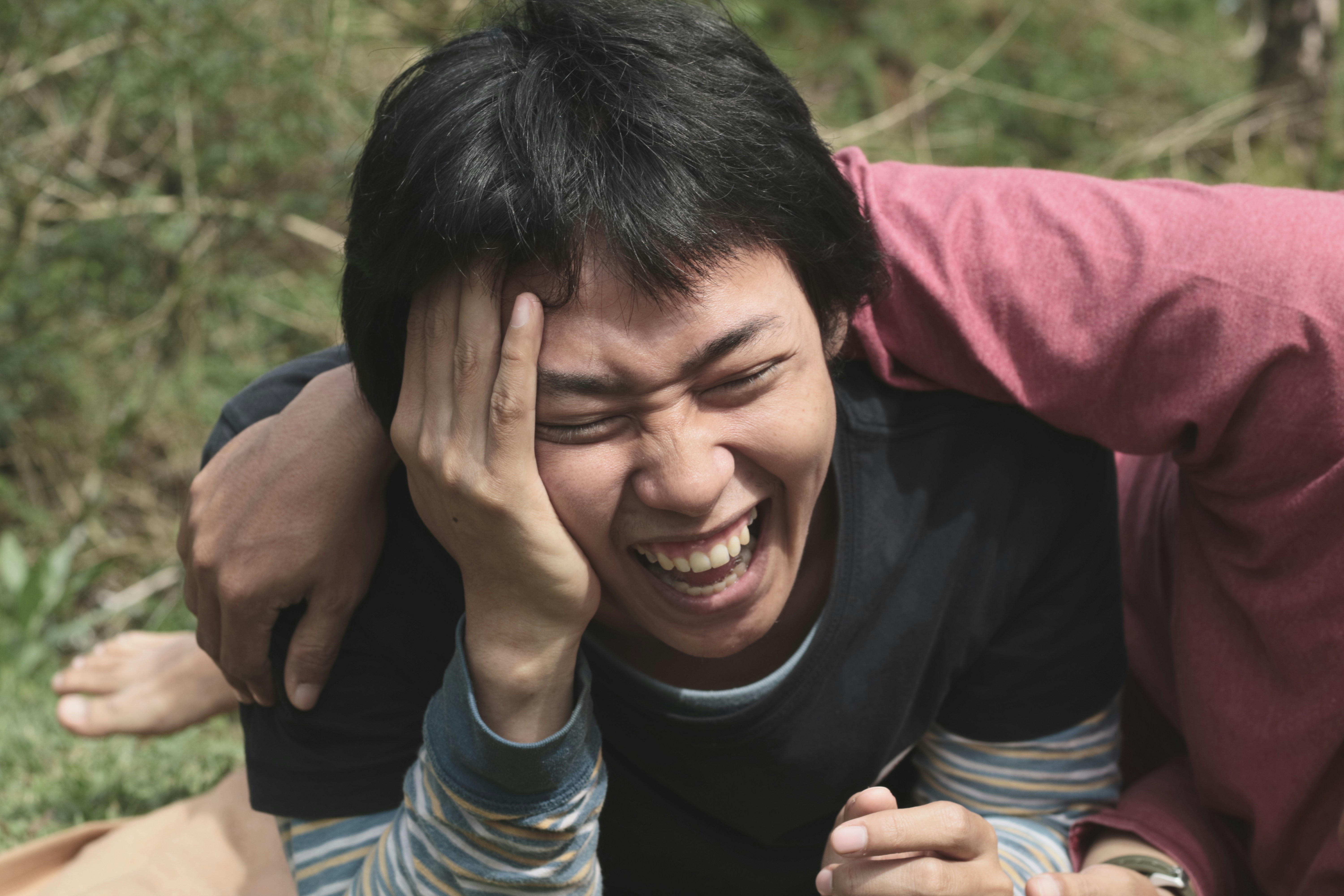 Man in black top smiling photo – Free Girl Image on Unsplash