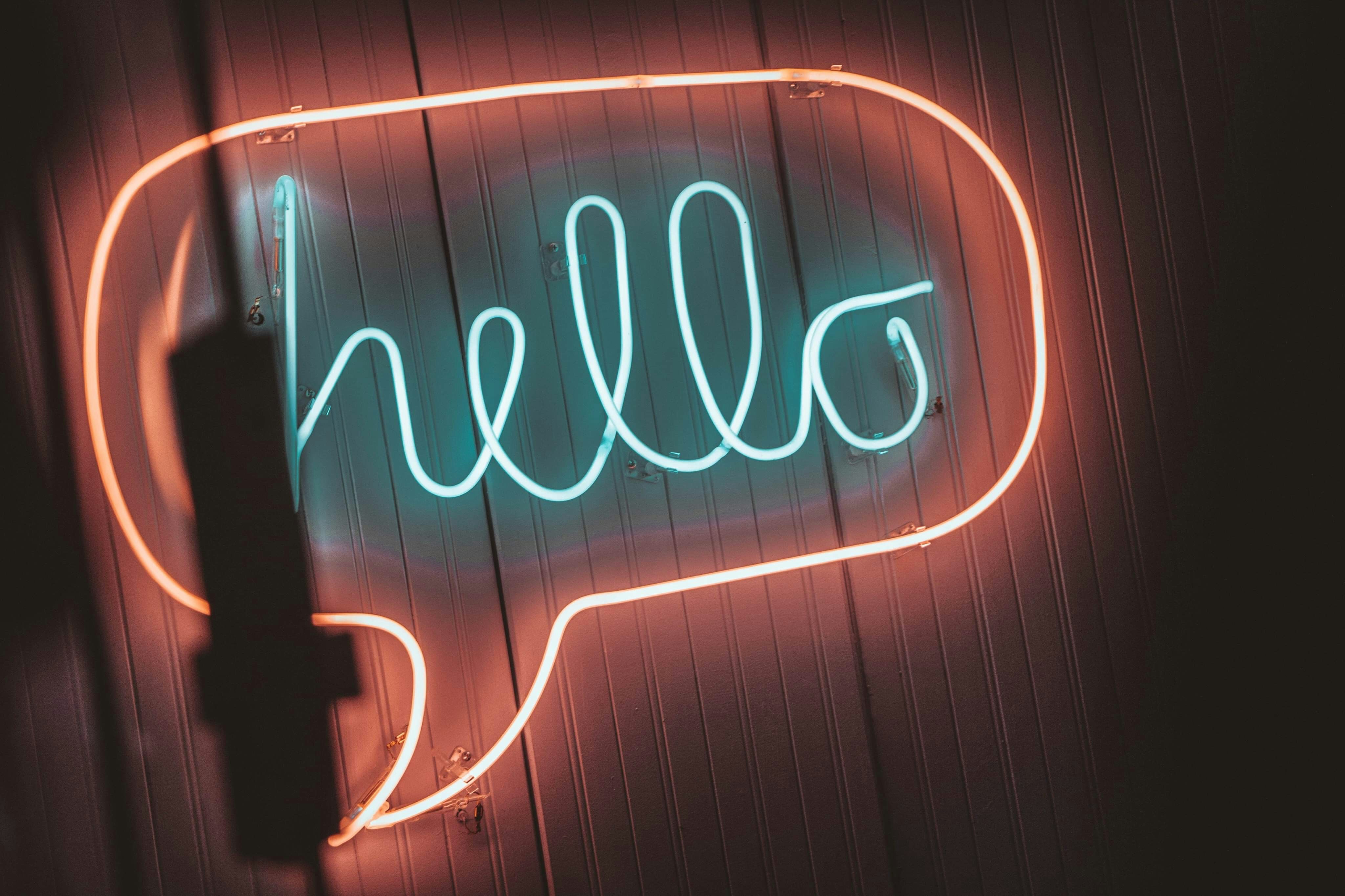 Hello neon signage photo – Free Grey Image on Unsplash