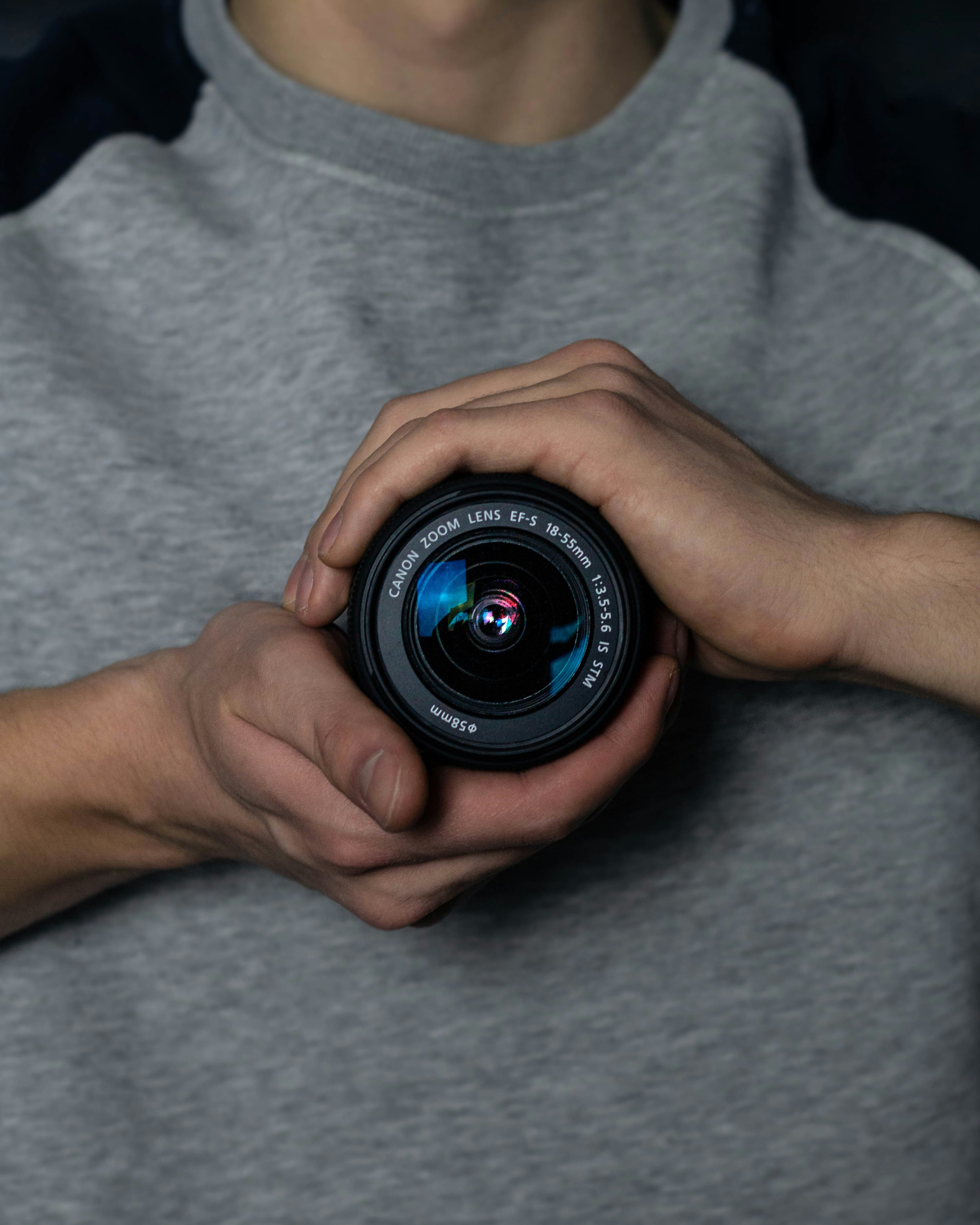 The Grip: A Quiet Moment with a Lens-Focused Portrait