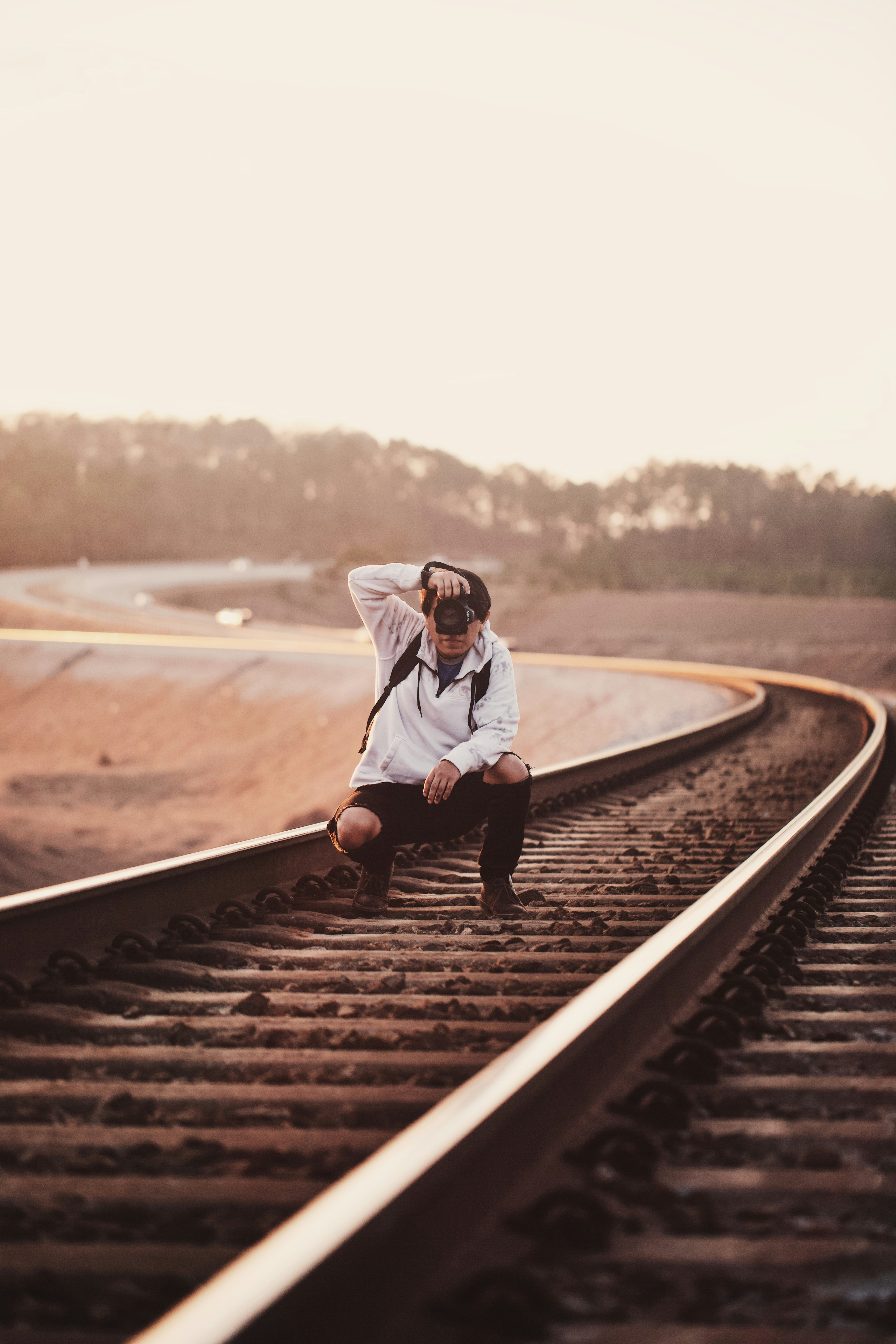 Railway Track Photo Shoot