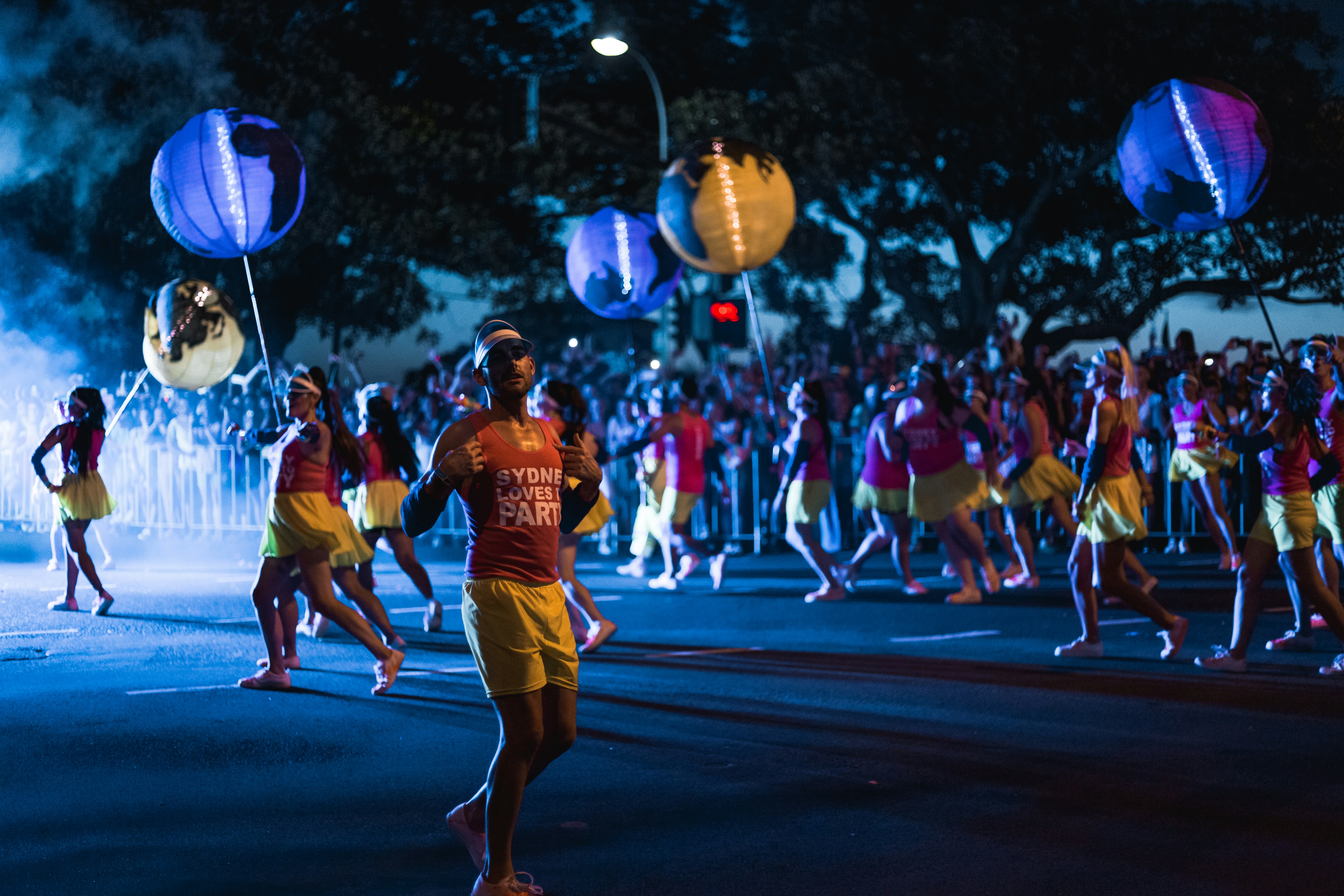Selective focus photography of people dancing on street at night photo ...