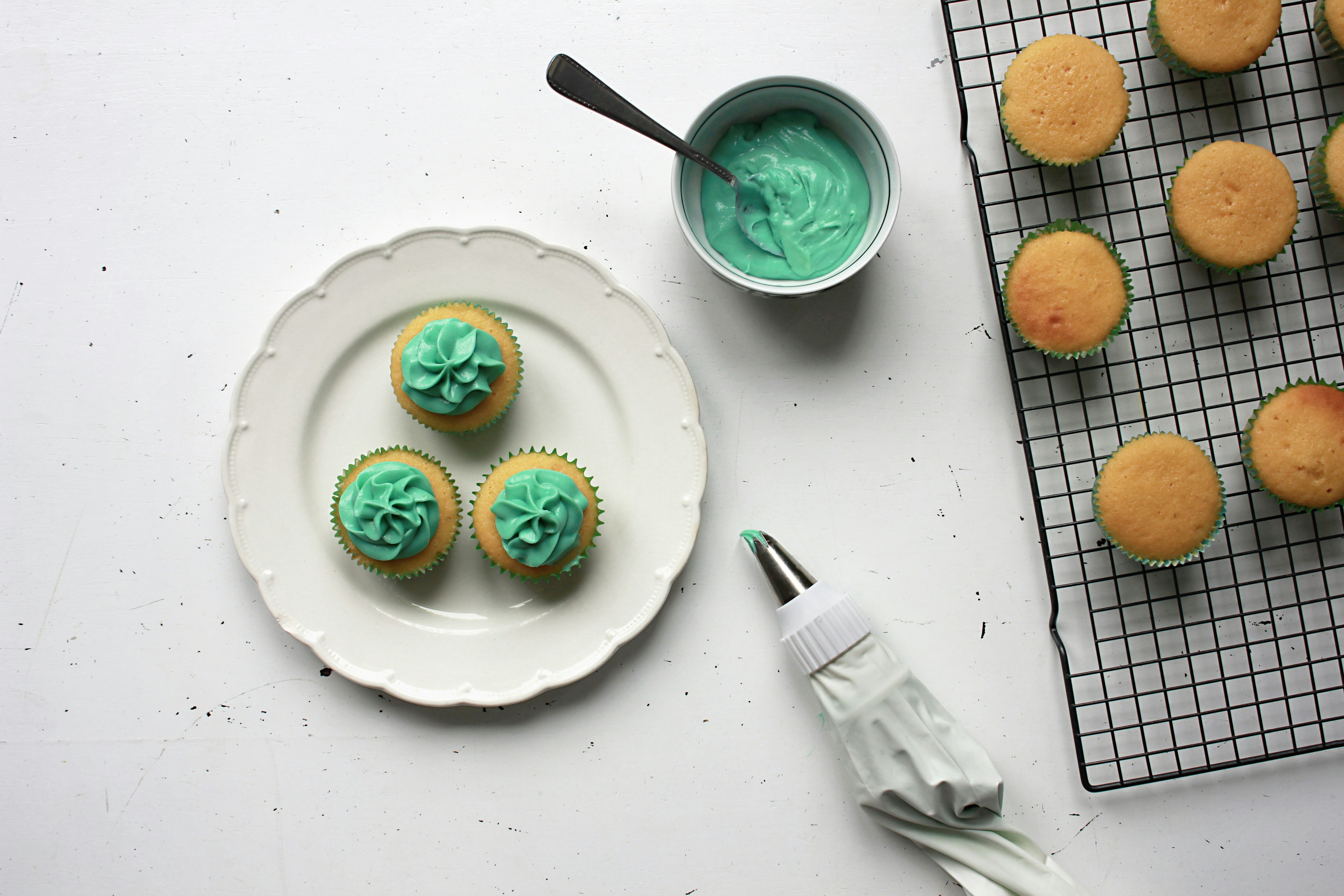 Minted Minis: Turquoise Frosting on a Sweet Studio Spread