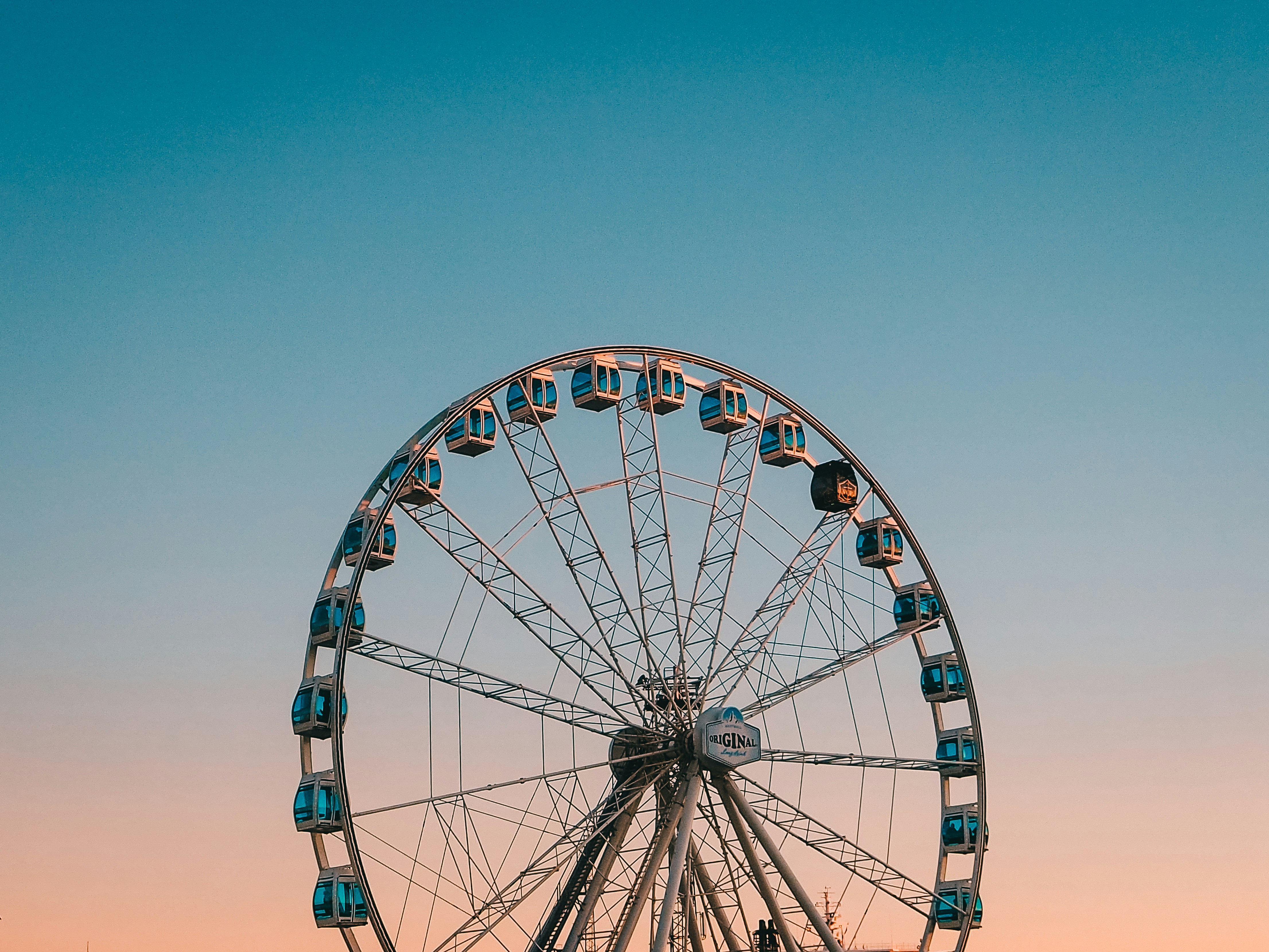 Quick snap of the SkyWheel, a permanent ferris wheel at the edge of Helsinki. | landscape photography of London Eye