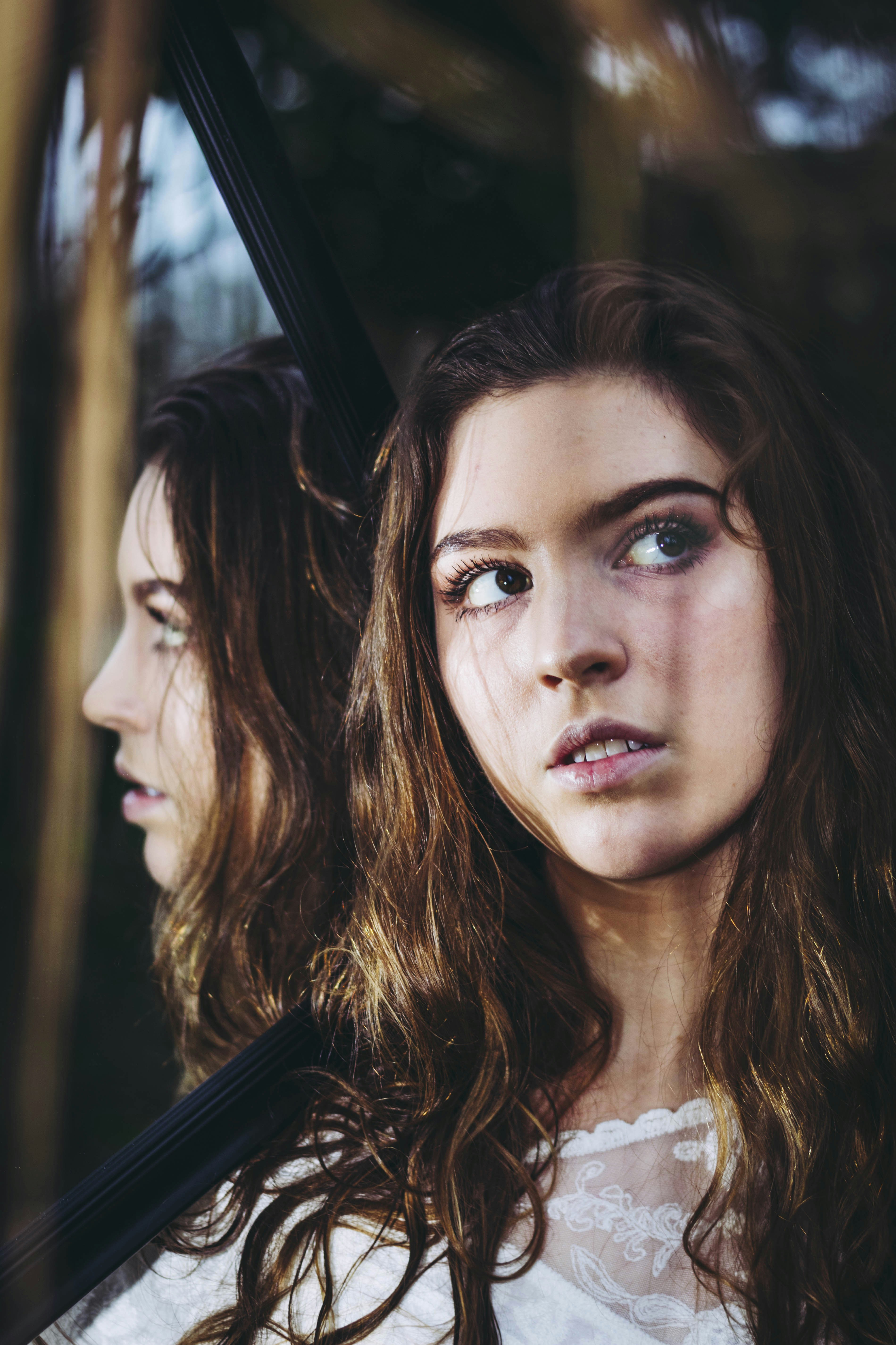 Close-up photography of woman looking sideways photo – Free Face Image ...