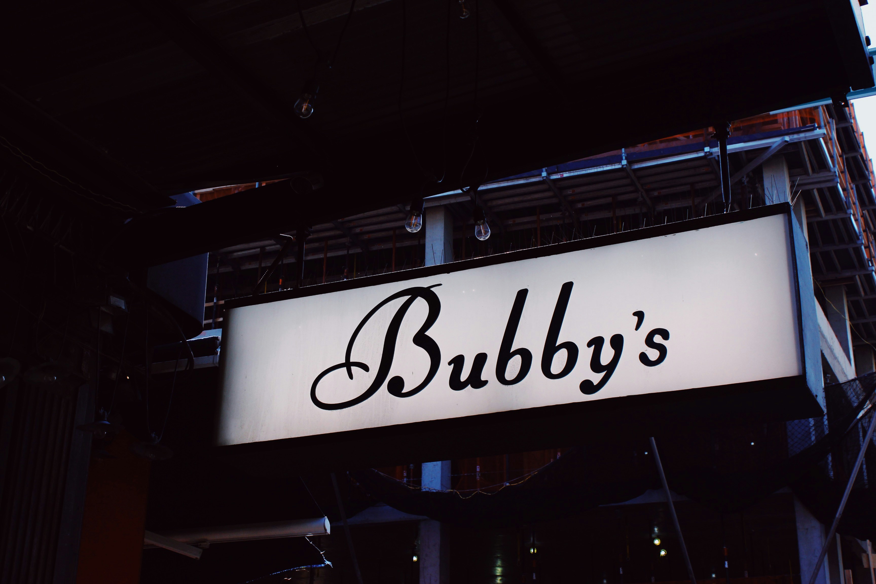 Bubby's signage photo – Free Light Image on Unsplash