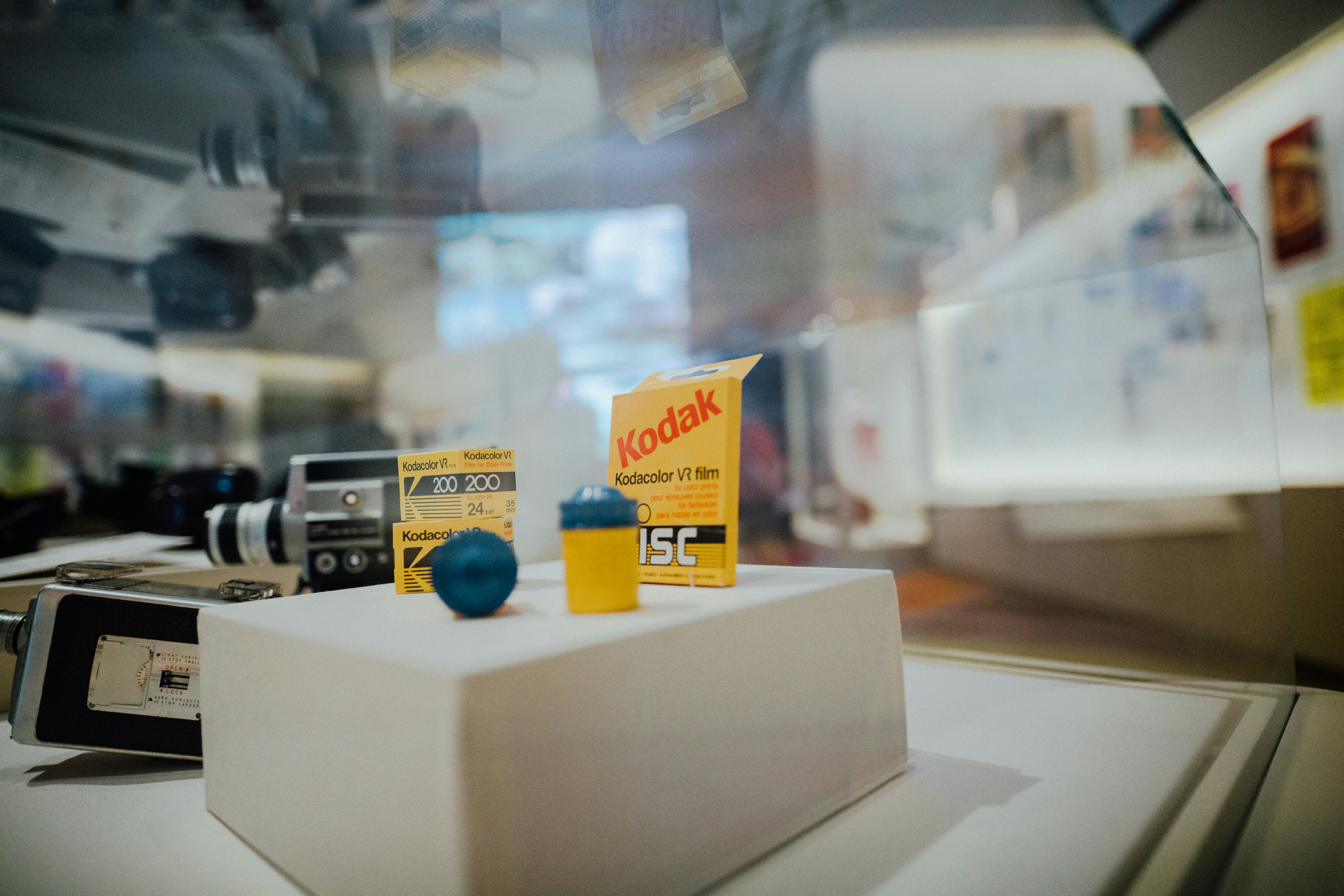 Kodak Miniature in a Glass Case: Quiet Centerstage of Vintage Packaging