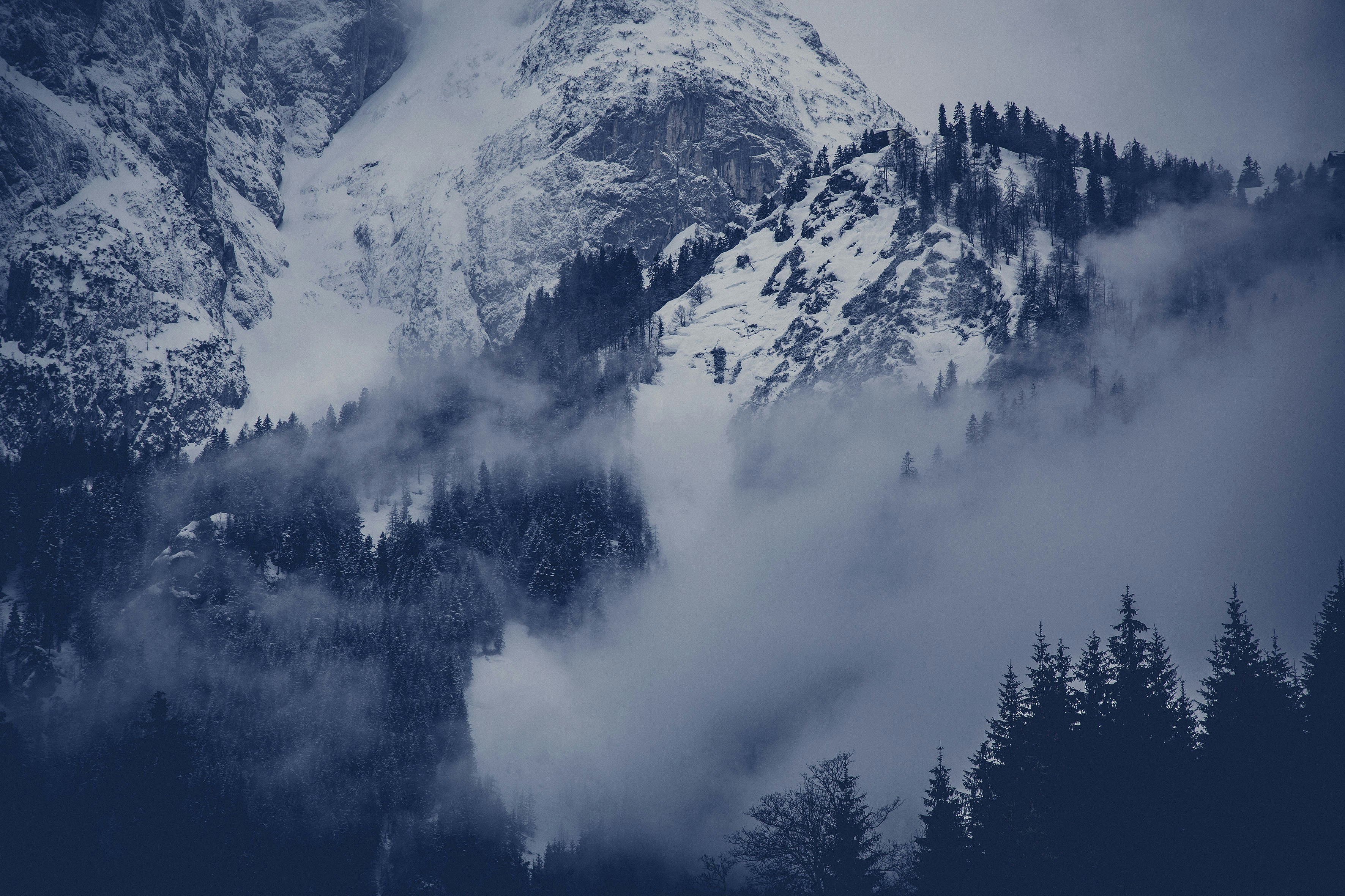 snow-covered mountain