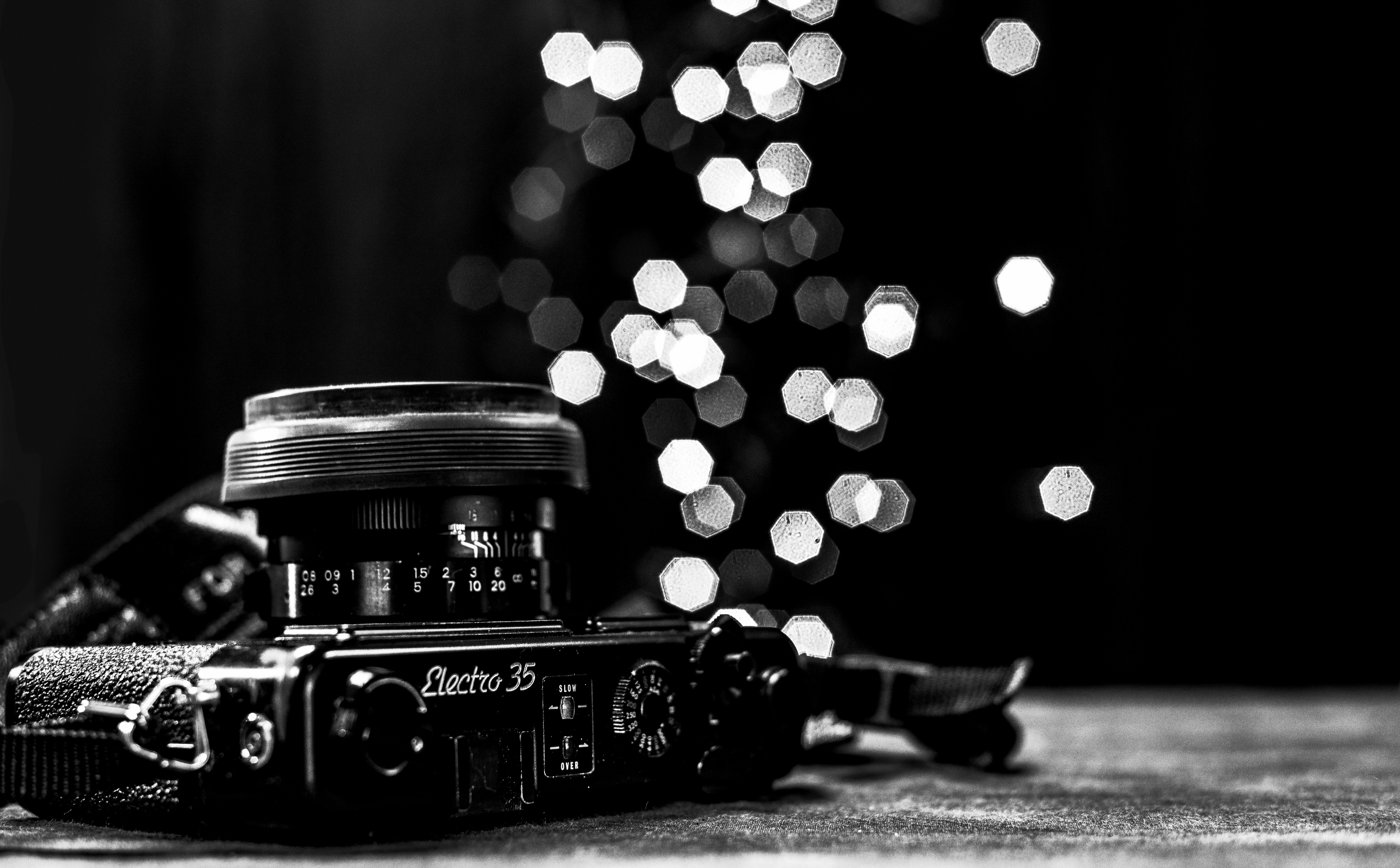 A Quiet Moment with Electro 35: Weathered Camera, Gentle Bokeh