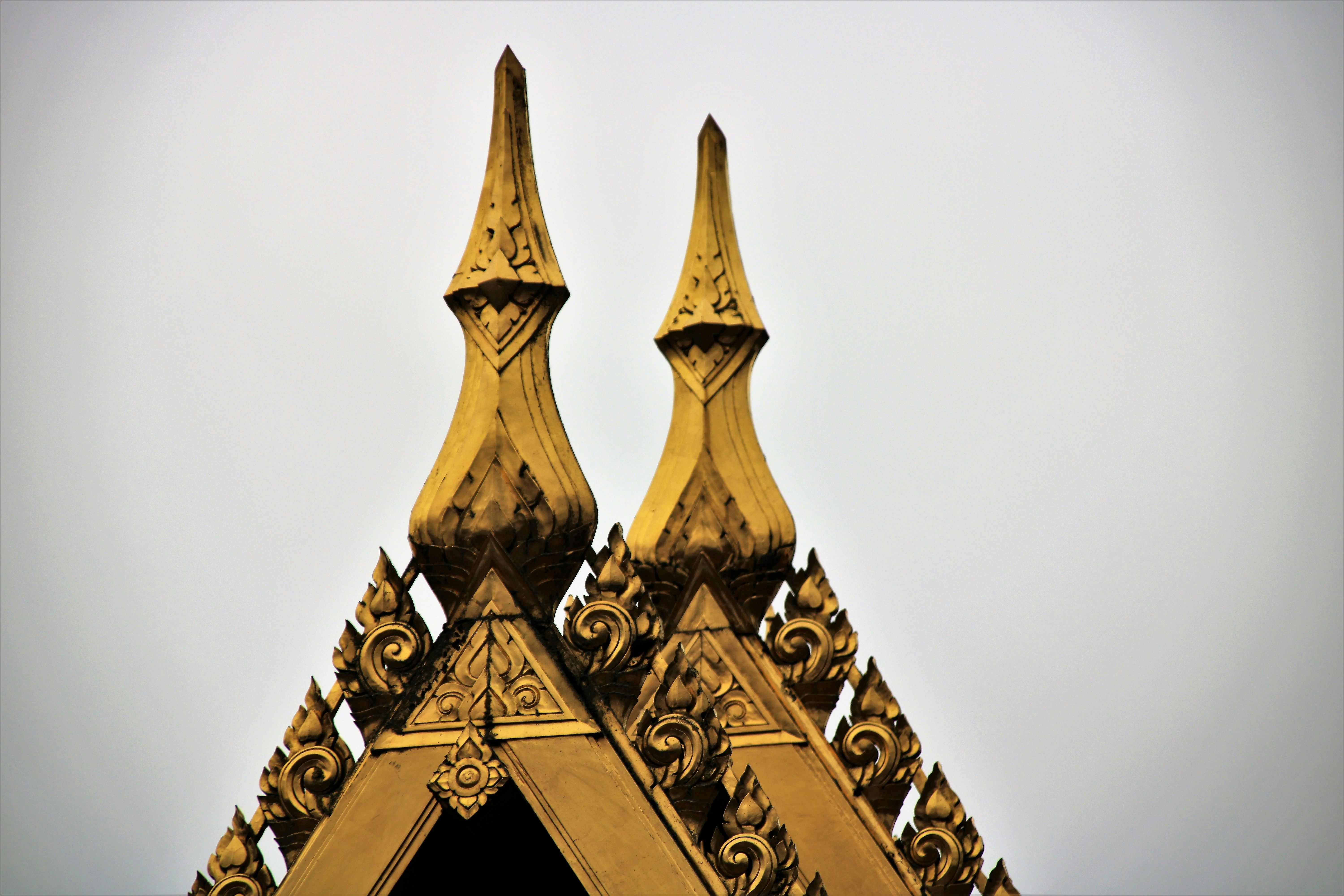 brown building finial