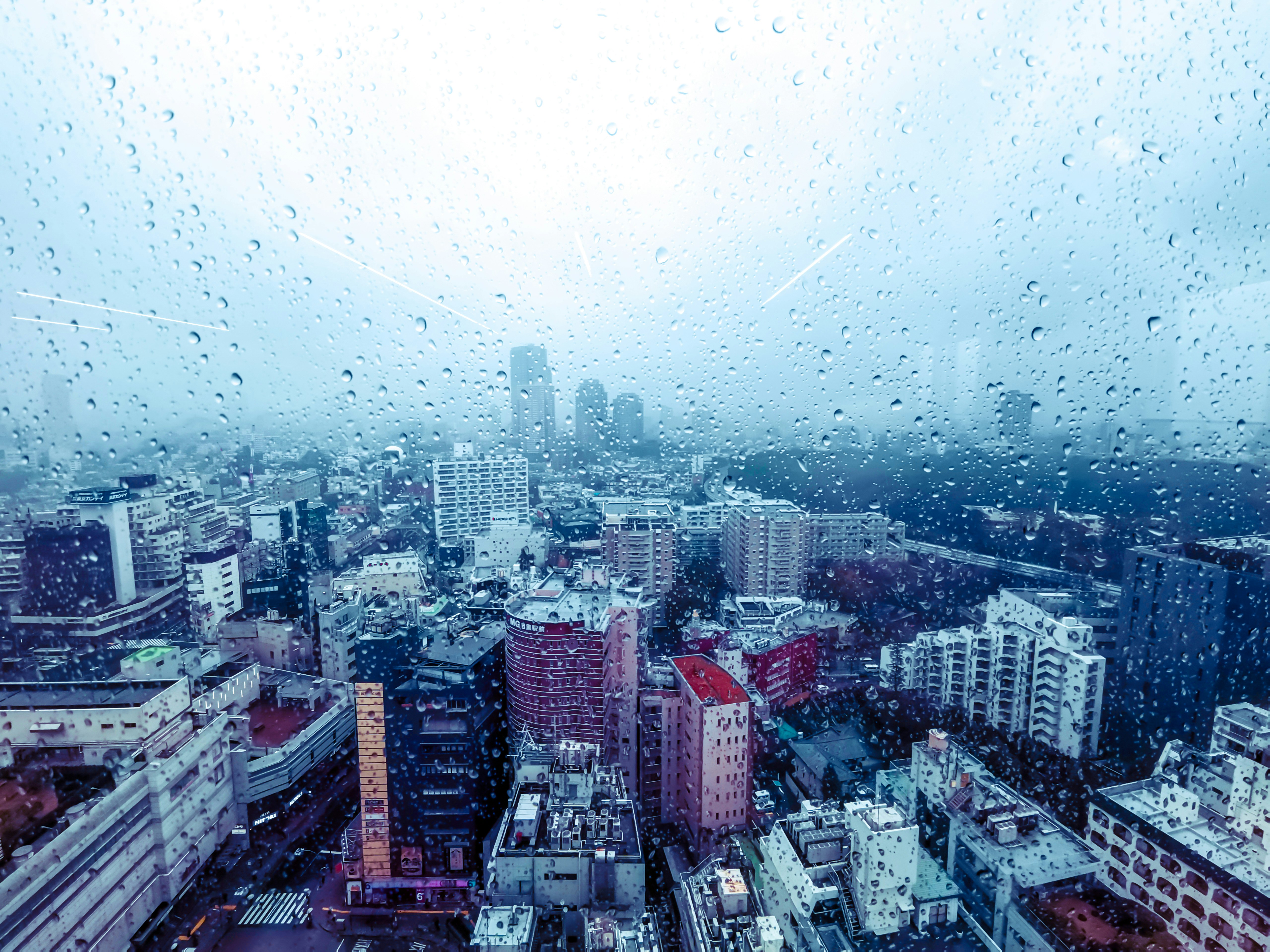 High-angle photography of urban area photo – Free Blue Image on Unsplash