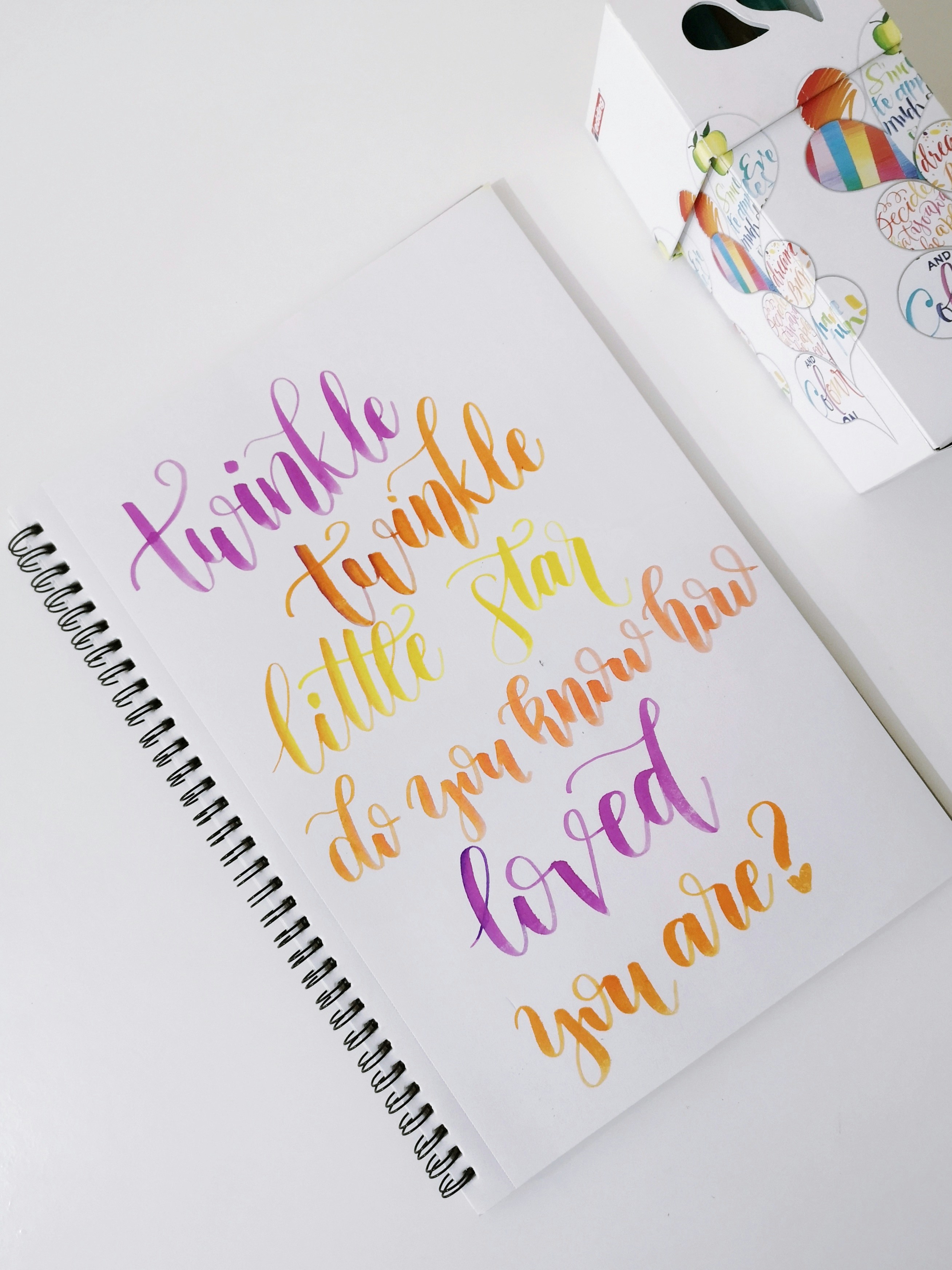 A notebook with a handwritten quote on it photo – Free Colorful Image ...