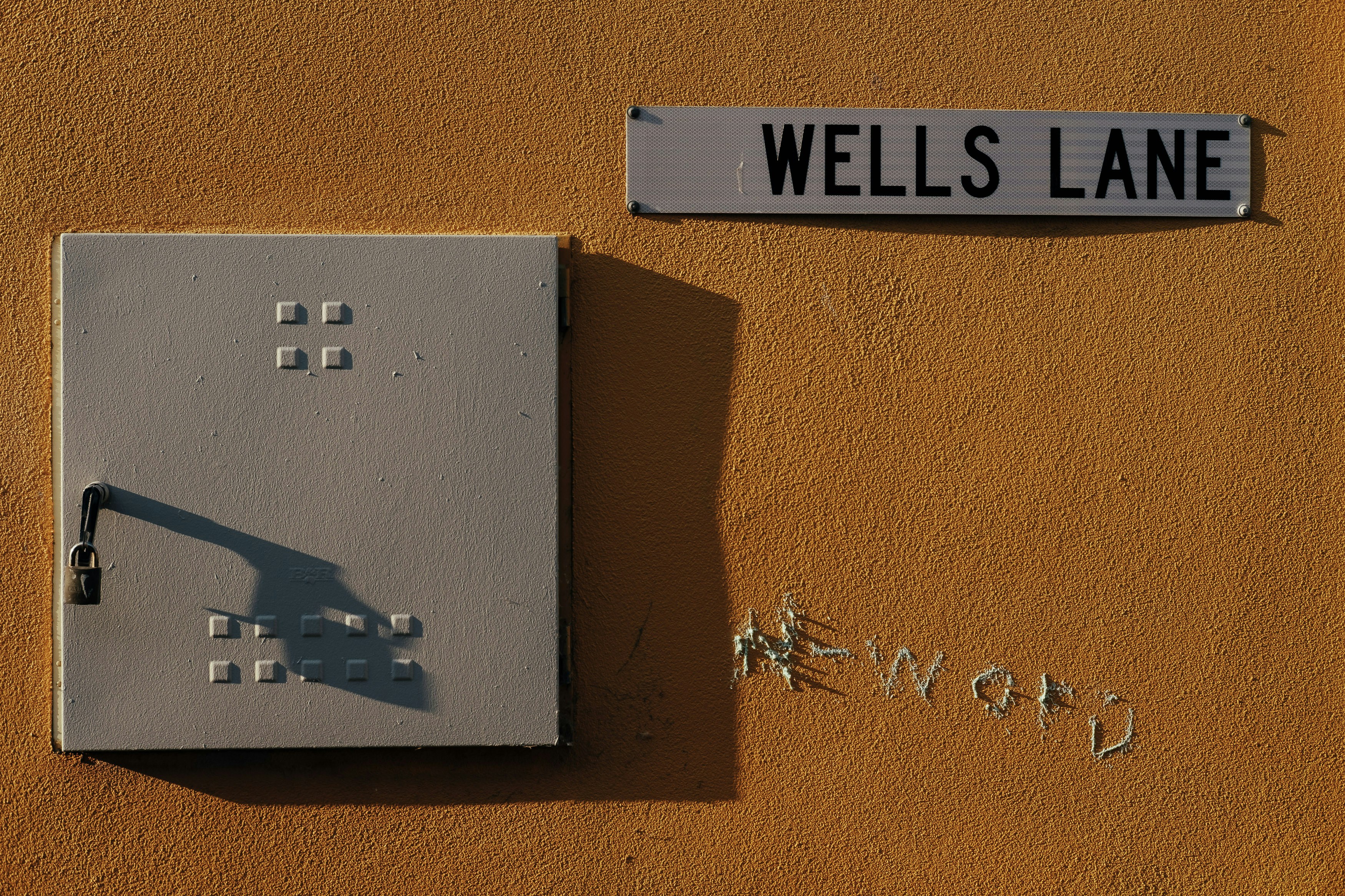 Wells Lane text photo – Free Brown Image on Unsplash