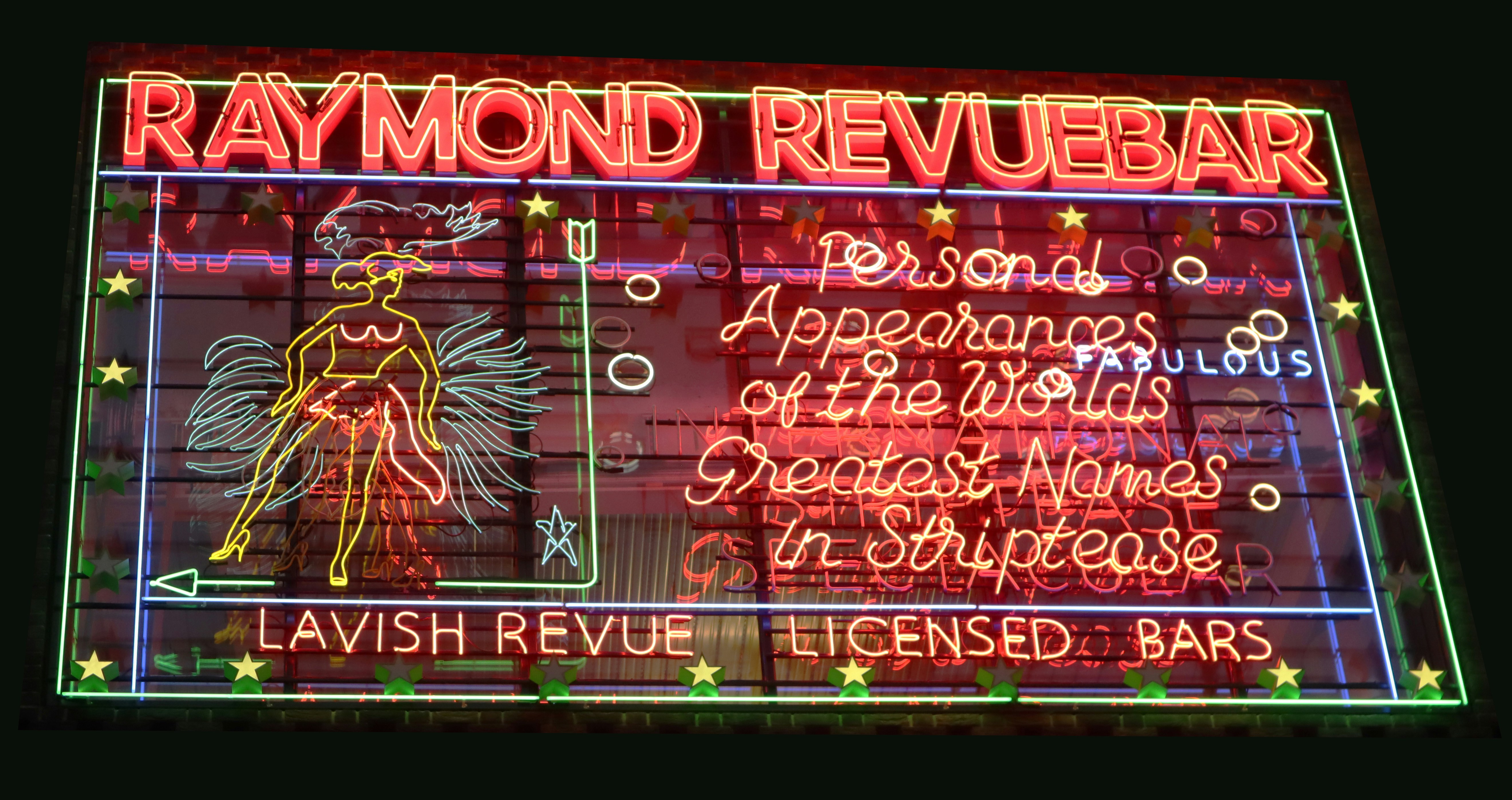 Raymond Revuebar neon signage during nighttime photo – Free Neon Image ...