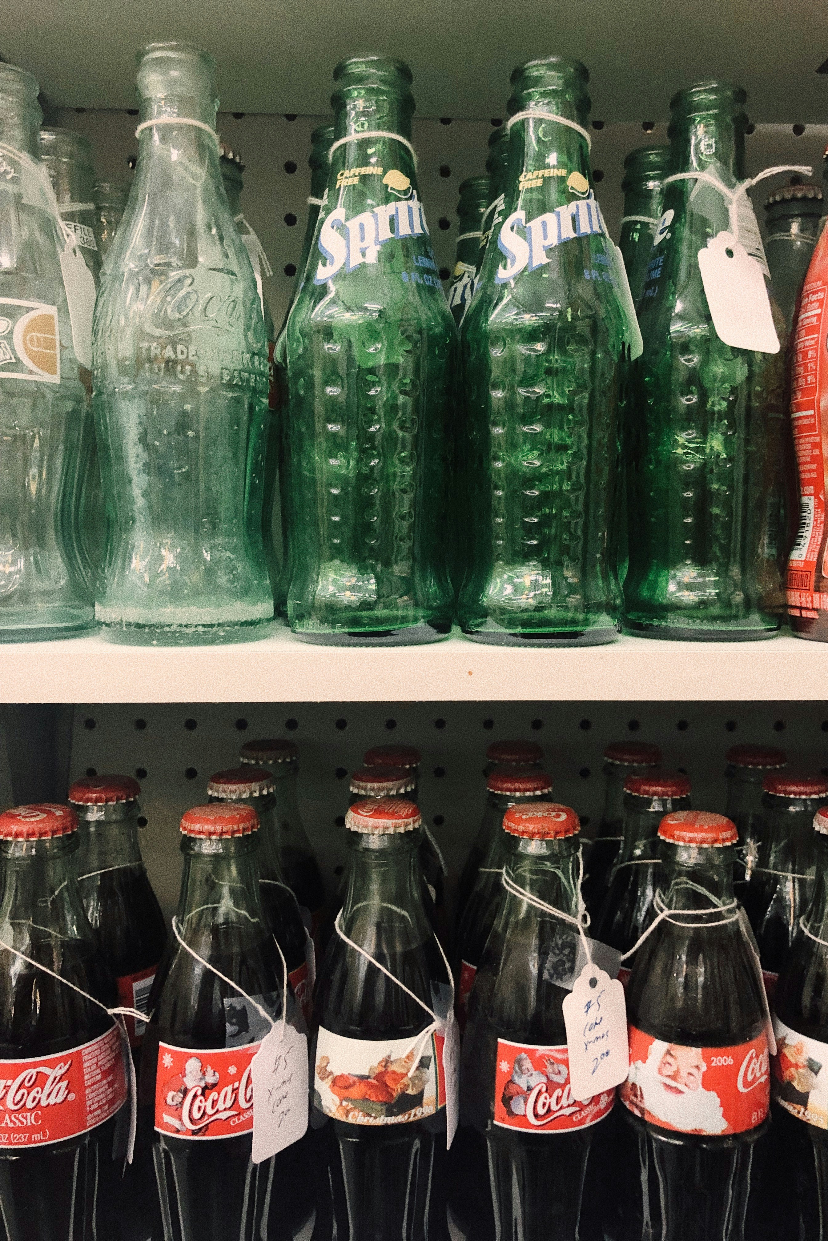 Coca-Cola and Sprite bottle inside shelf photo – Free Grey Image on ...