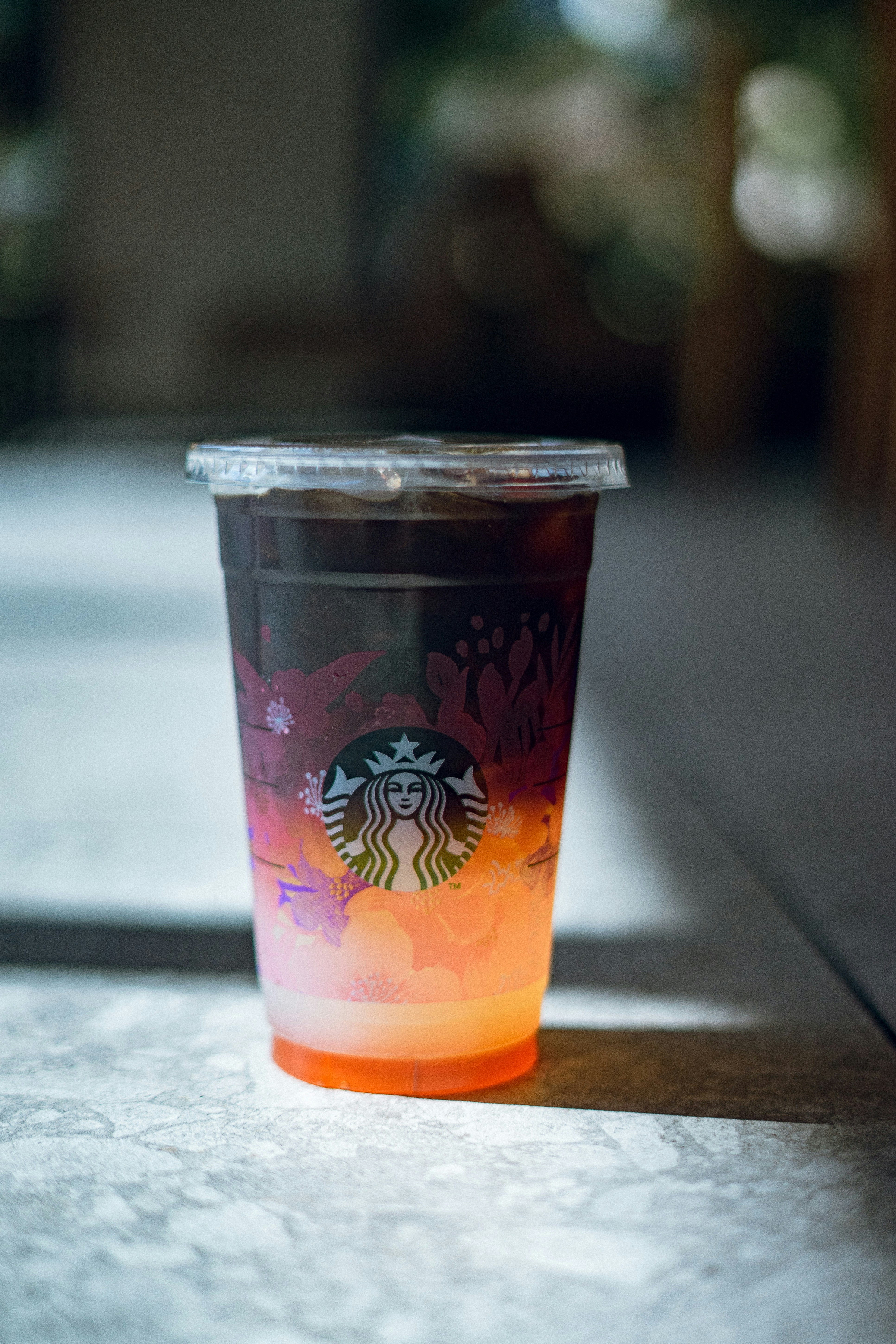 Glimmering Iced Brew in the Afternoon Light
