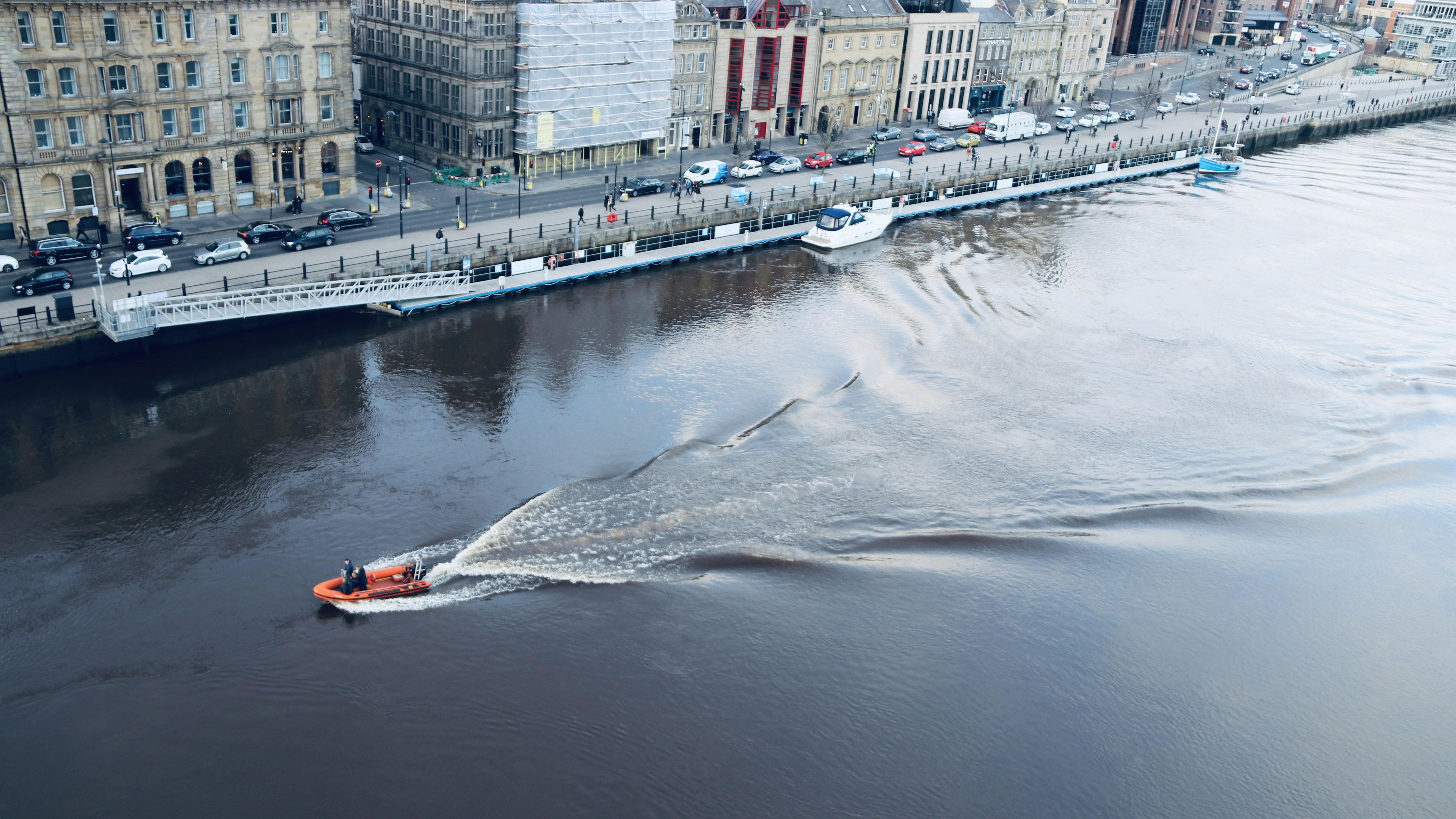 Boat passing through canal photo – Free Water Image on Unsplash