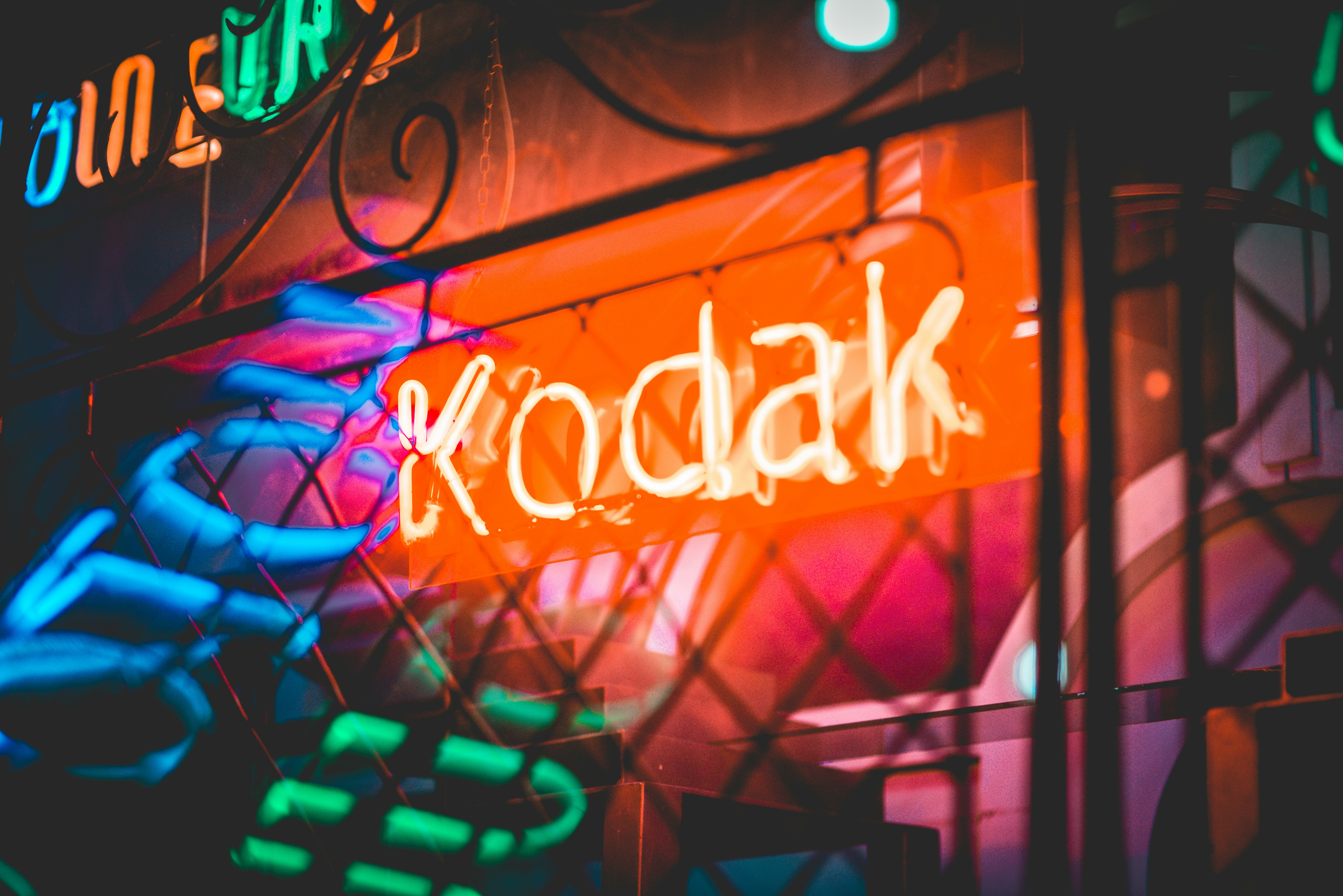 Kodak LED sign photo – Free Neon Image on Unsplash