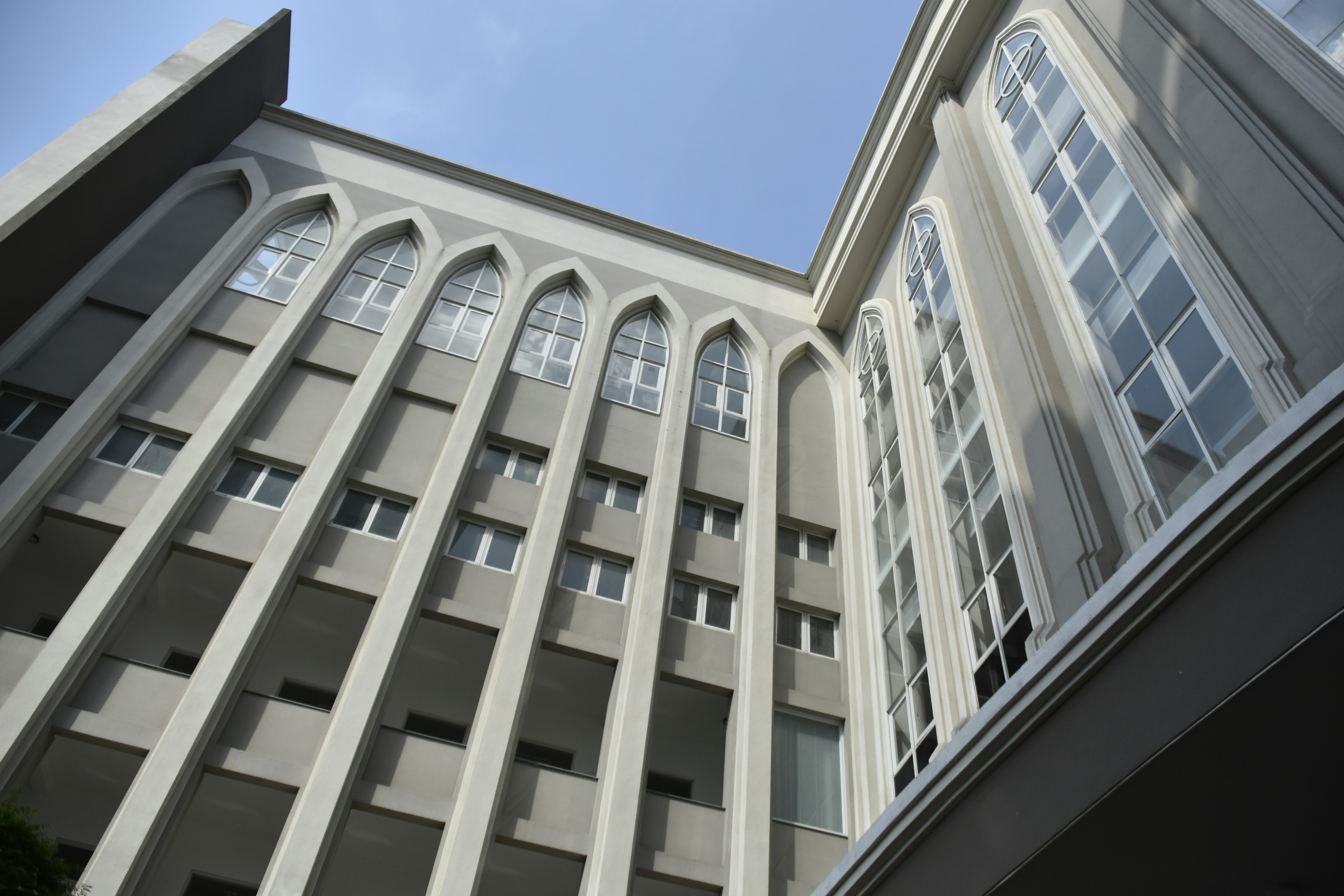 Worms-eye view of gray concrete building during daytime photo – Free ...